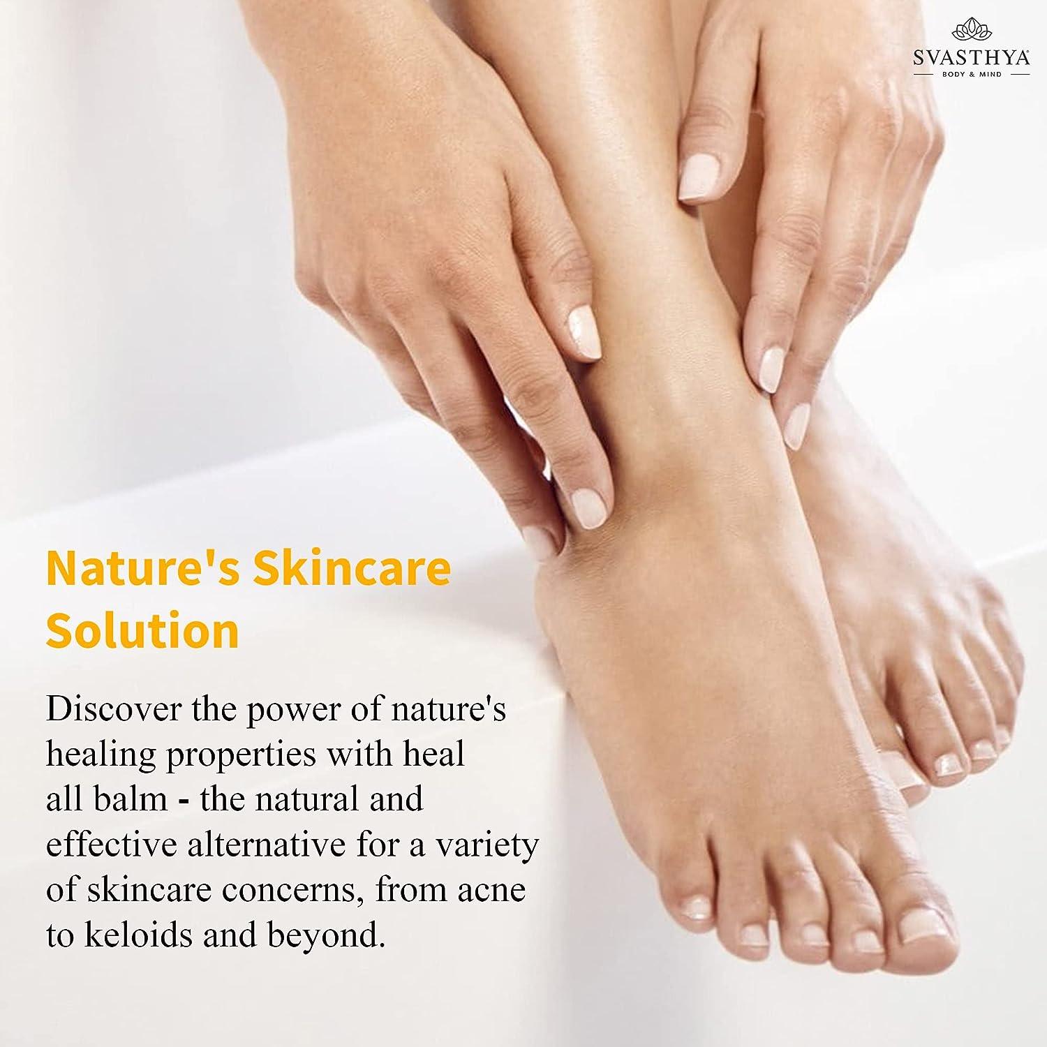 Svasthya Heal All Balm - Natural Skincare with Lavender Oil for Dryness ...