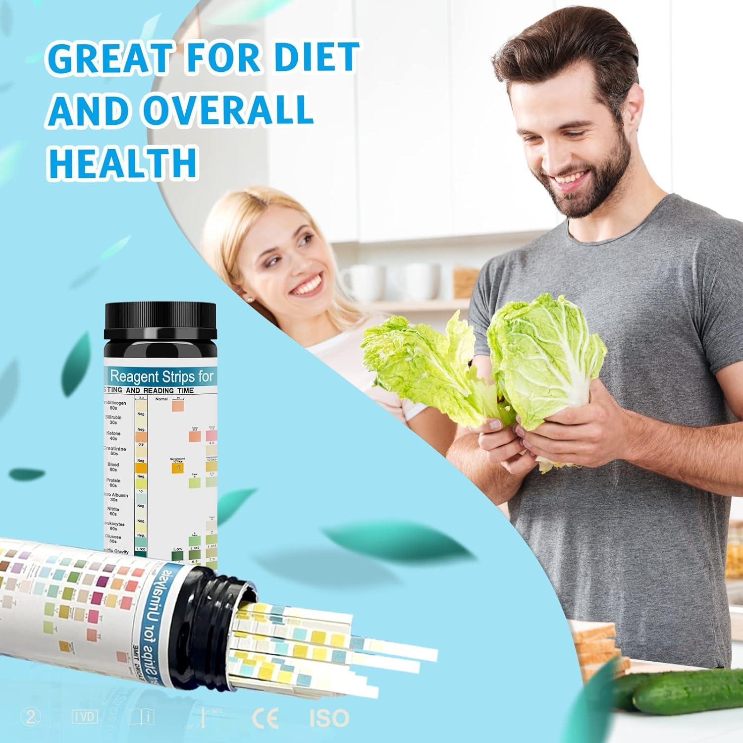 14 Parameter Urine Test Strips for Urinalysis - 100 Count | Buy Now ...