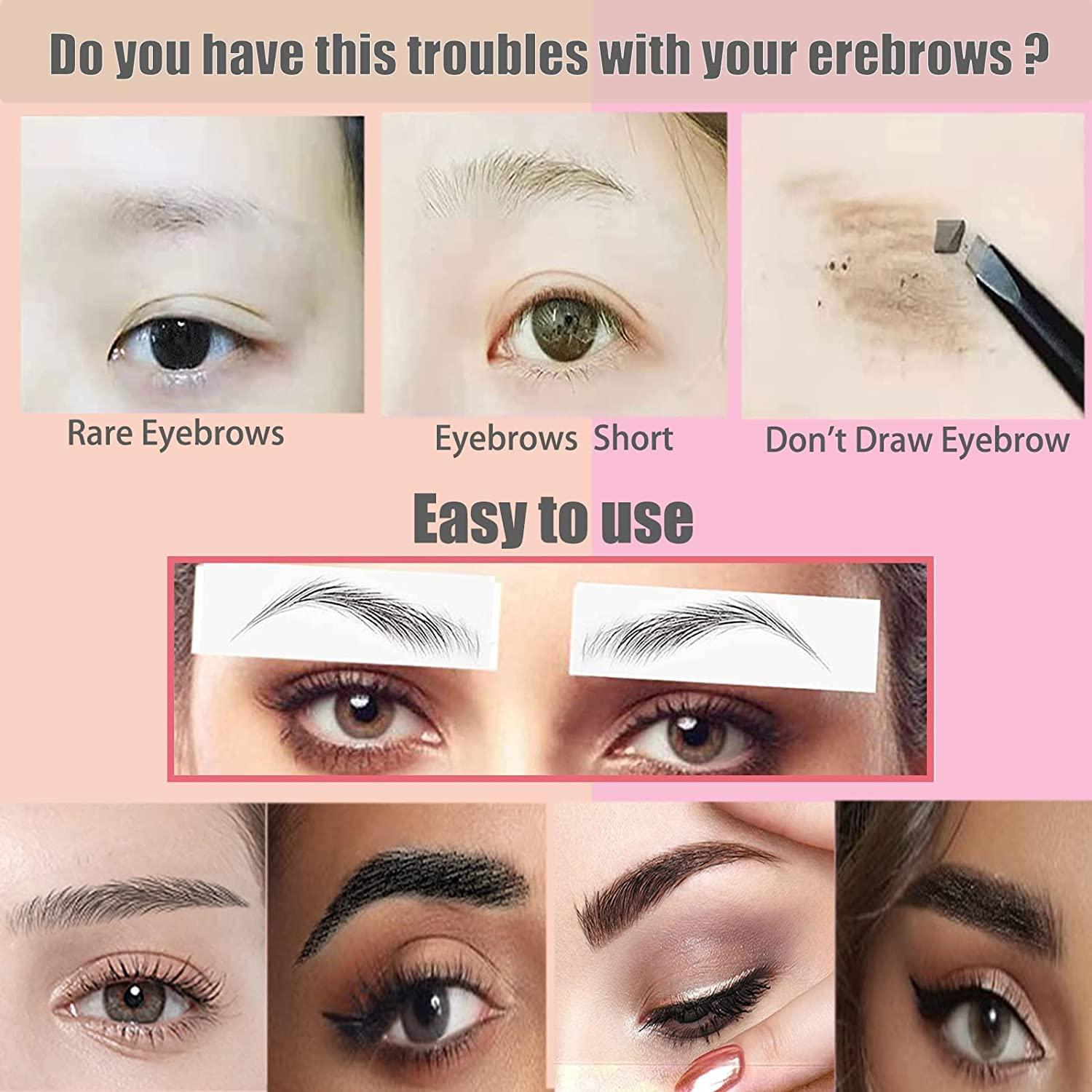 how to draw eyebrows longer