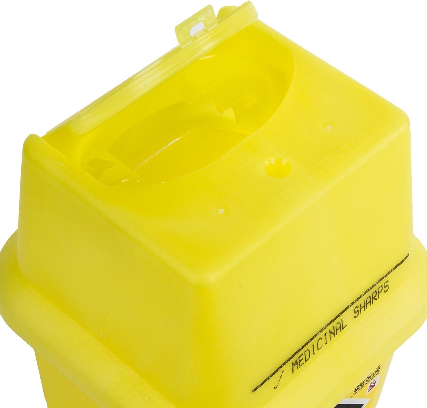 2X Biohazard Sharps Large Medical Bins 4 Litre Boxes