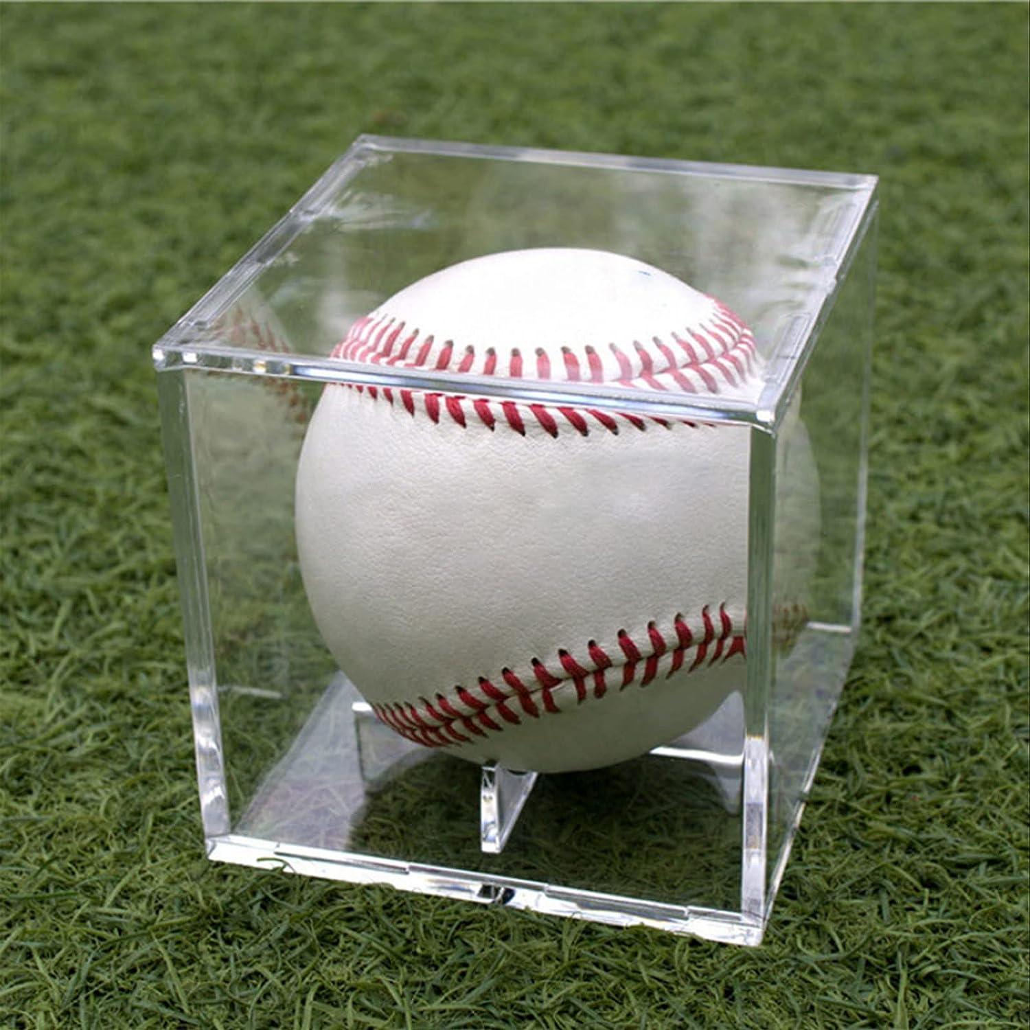 UV Protected Acrylic Baseball Display Case - Memorabilia Holder for ...