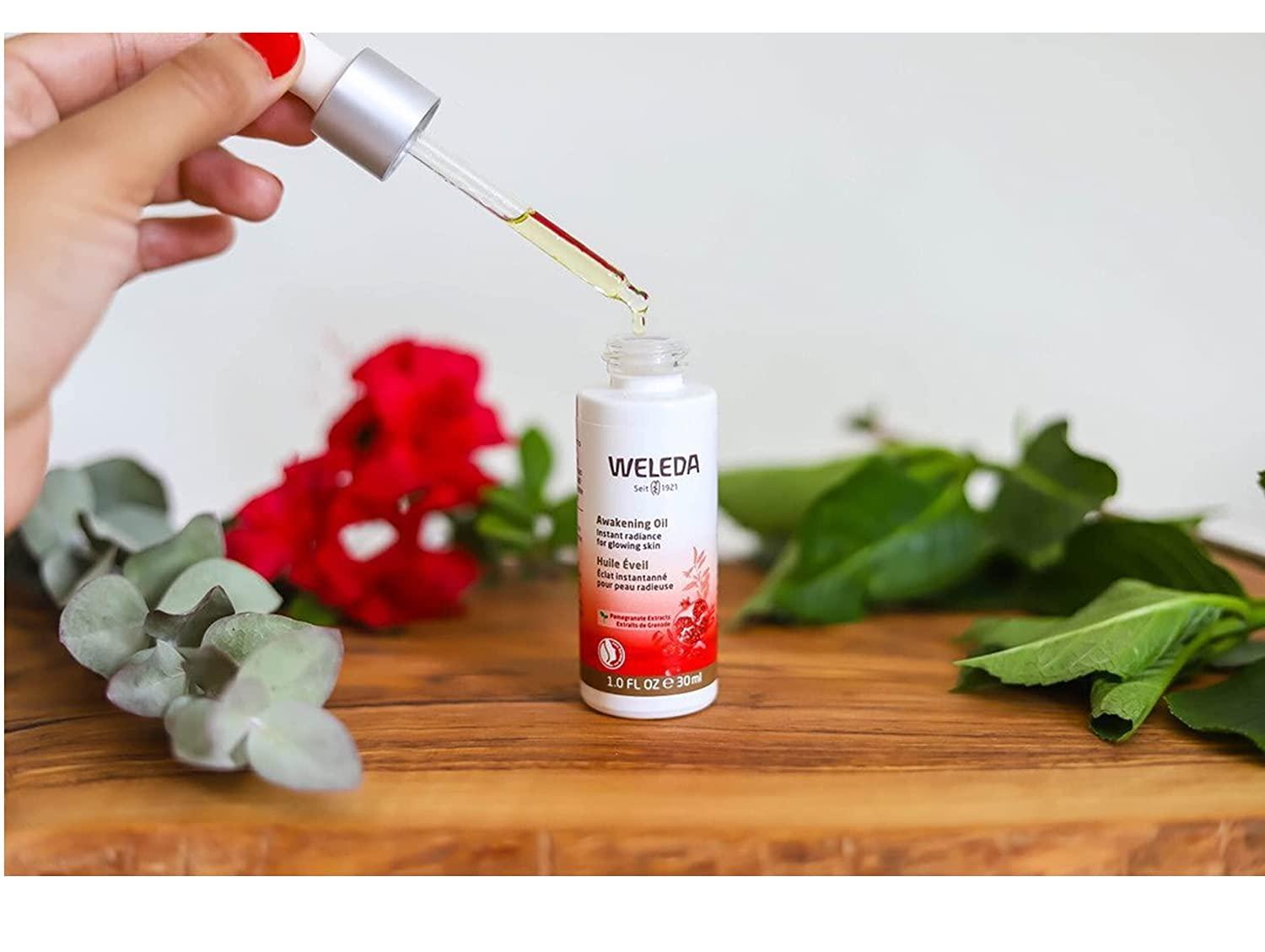Weleda Awakening Face Oil â€“ Moisturizing Plant Oil with Pomegranate ...