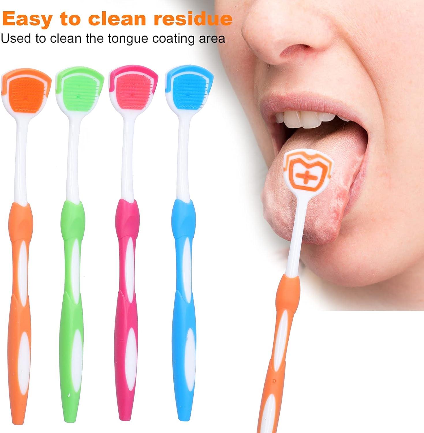 Portable Plastic Tongue Scraper Fresh Breath & Healthy Oral Hygiene ...