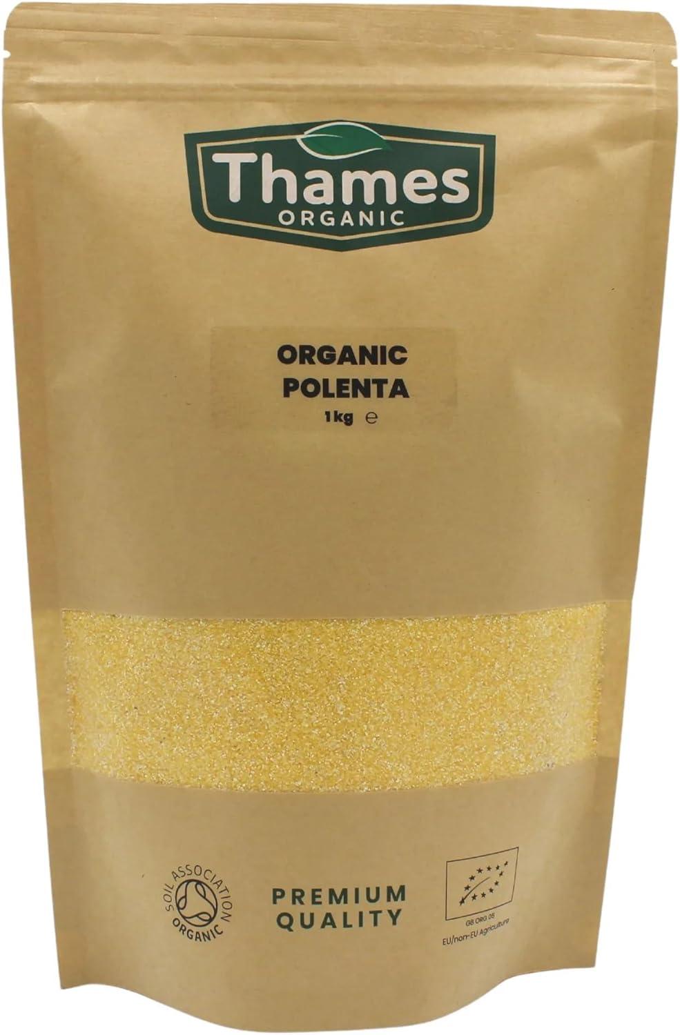 Organic Coarse Cornmeal (Polenta) 1kg - Premium Quality Non-GMO ...