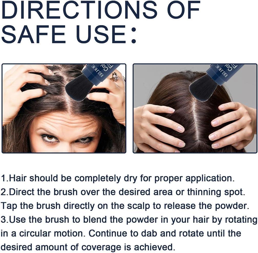 Thick Hair Fiber Powder Colored Hair Thickener Hair Fiber Powder Hair ...