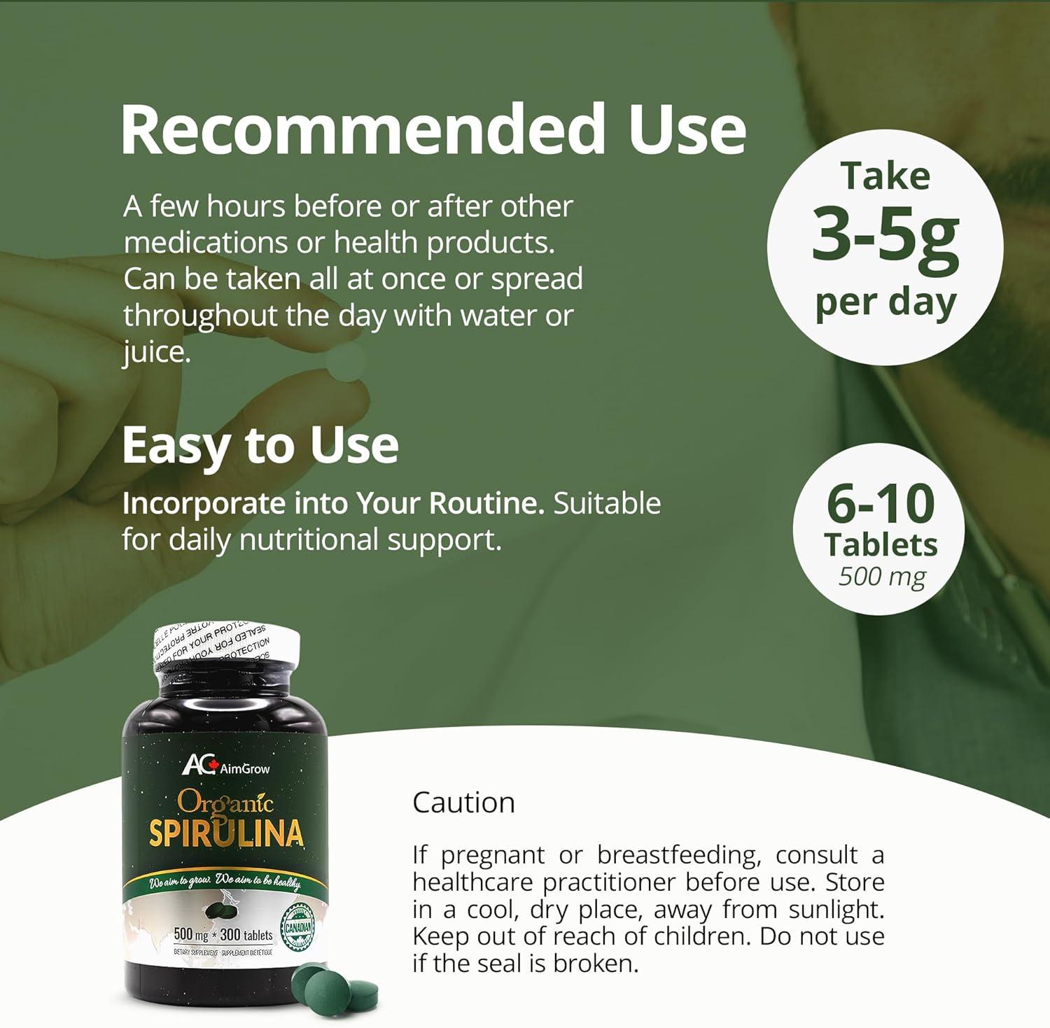 spirulina tablets uses