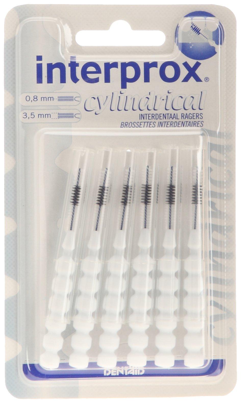 Buy Interprox Cylindrique Interdental Brushes 4867813 - 6 Pack White ...