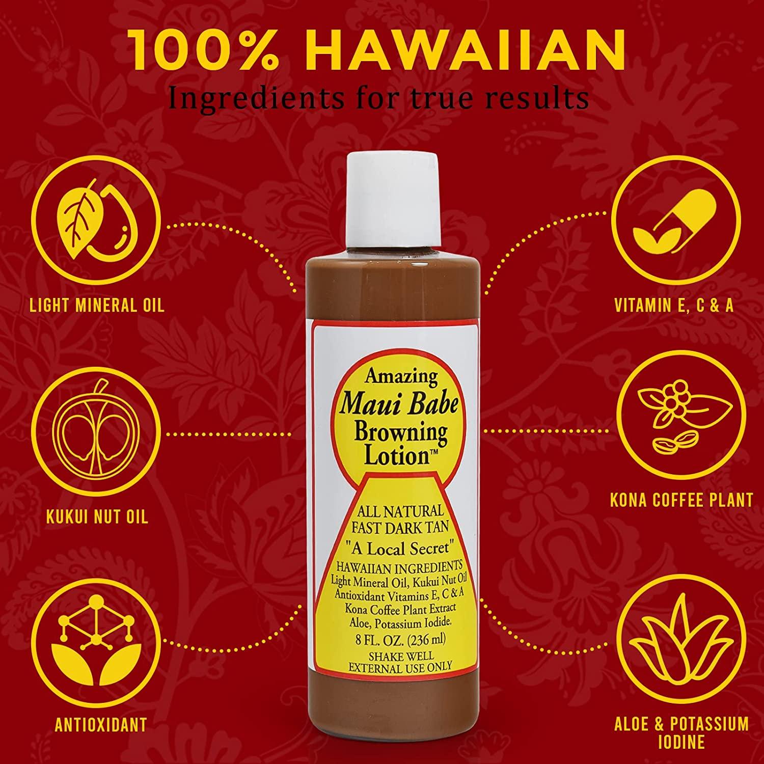 Maui Babe Browning Lotion 8 oz - Sun-Kissed Glow in a Bottle | Buy Now ...