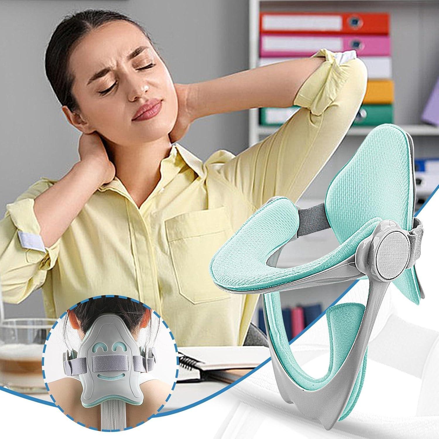 Neck Brace for Posture | 360 Degree Adjustable Front Neck Posture Brace ...