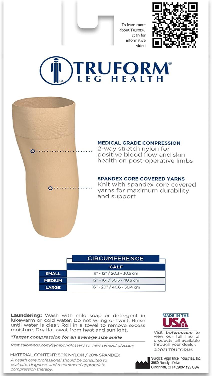 Truform-OTC 0832-M Below Knee Stump Shrinker Compression Sleeve with ...