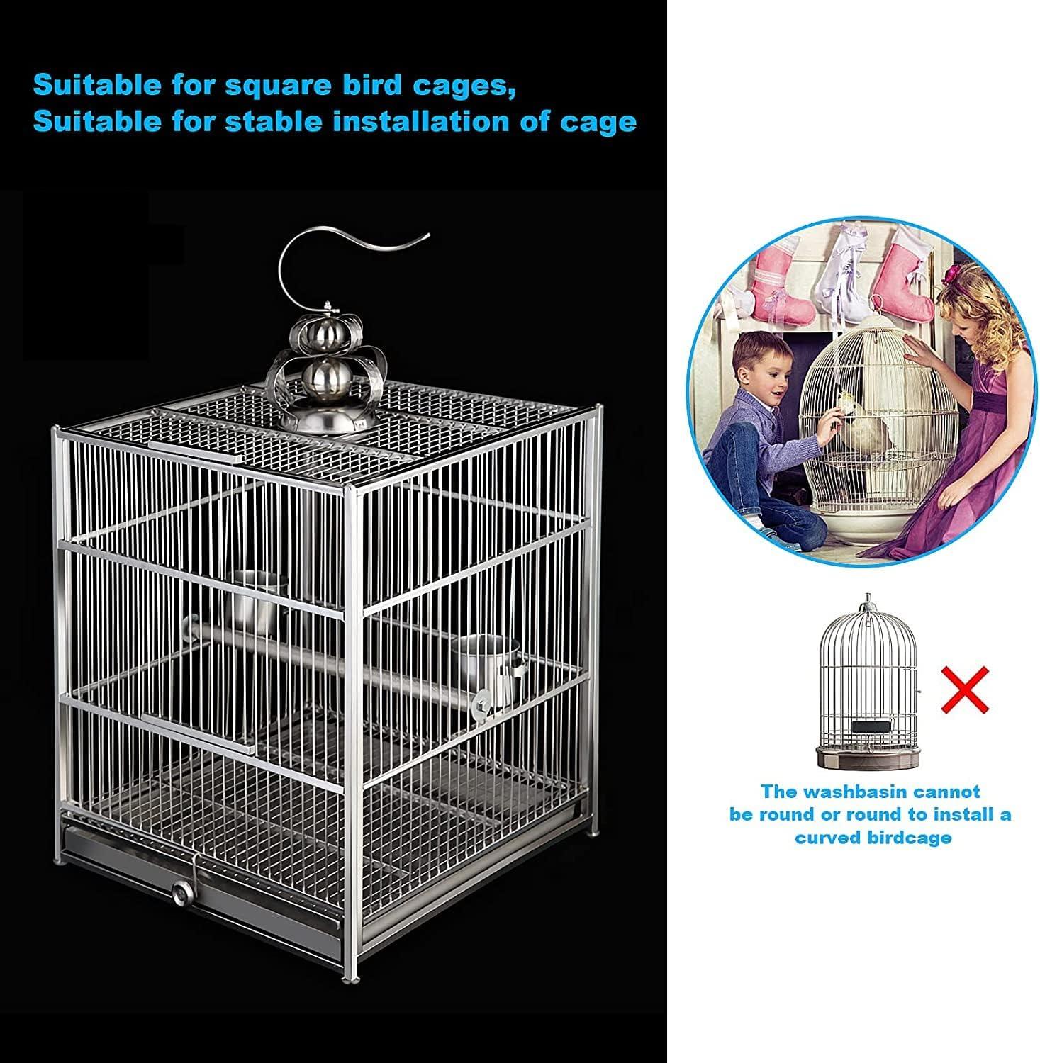 Gurecod Automatic Bird Feeder - No Mess Pet Seed Container for Canaries ...