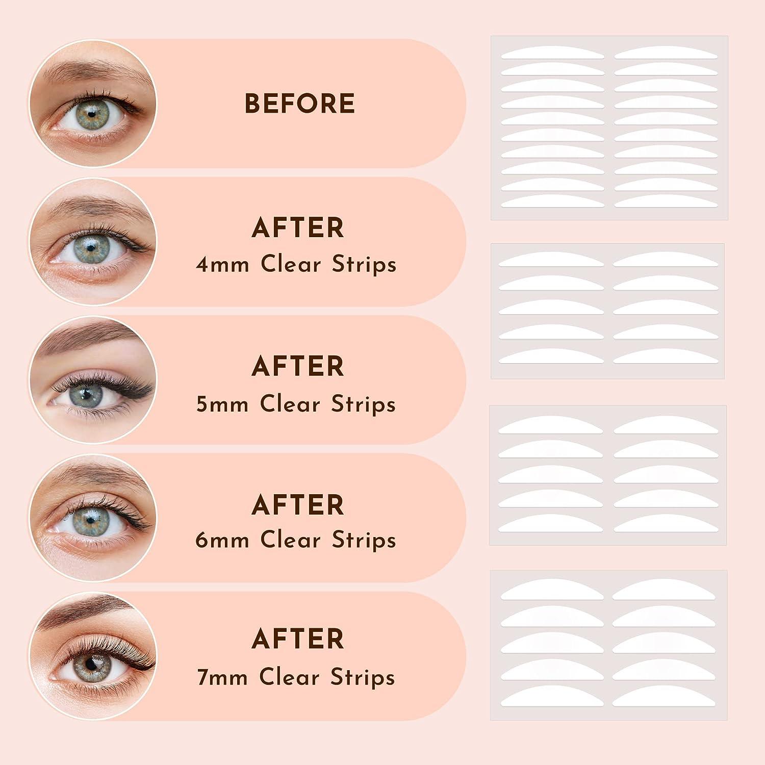 Invisible Eyelid Lifter Strips 400Pcs - Premium Self-Adhesive Eye Lid Tape for Hooded Eyes ...