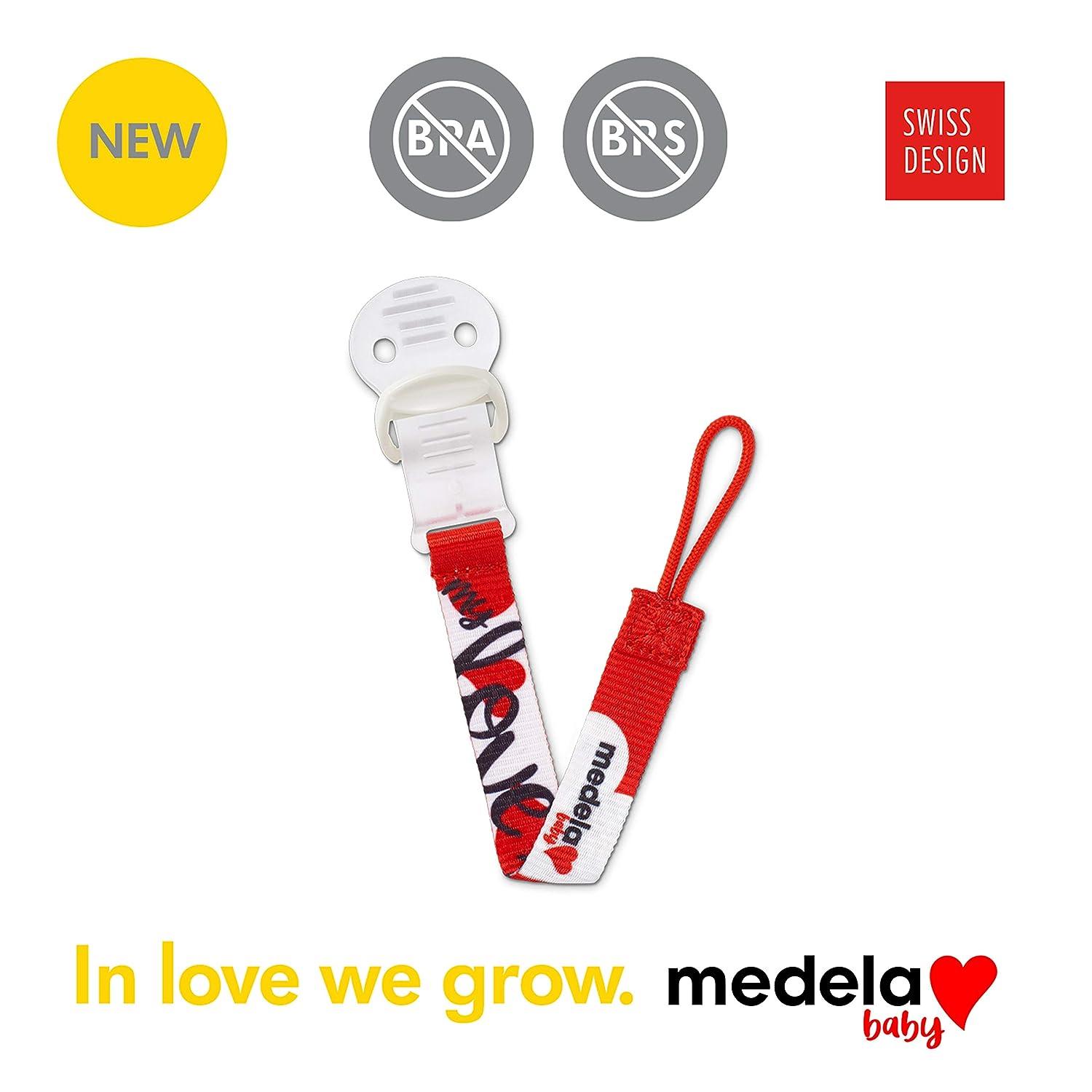 Medela Pacifier Clip Holder - Universal Design, BPA-Free, One-Hand Open ...