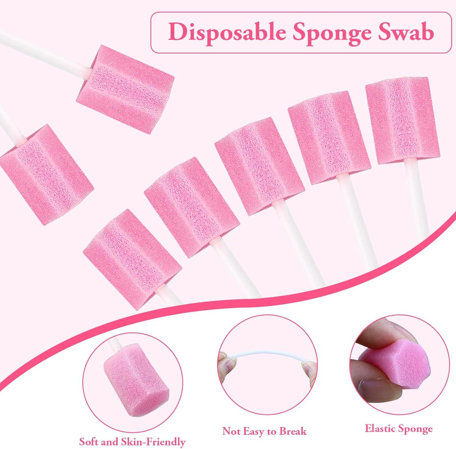 100PCS Oral Swabs Dental Sponge Swab for End of Life Care | Disposable ...