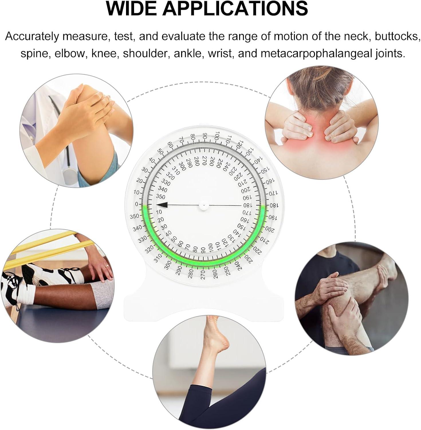 XIXIAN Inclinometer Therapy Inclinometer PT Inclinometer ROM Range of ...
