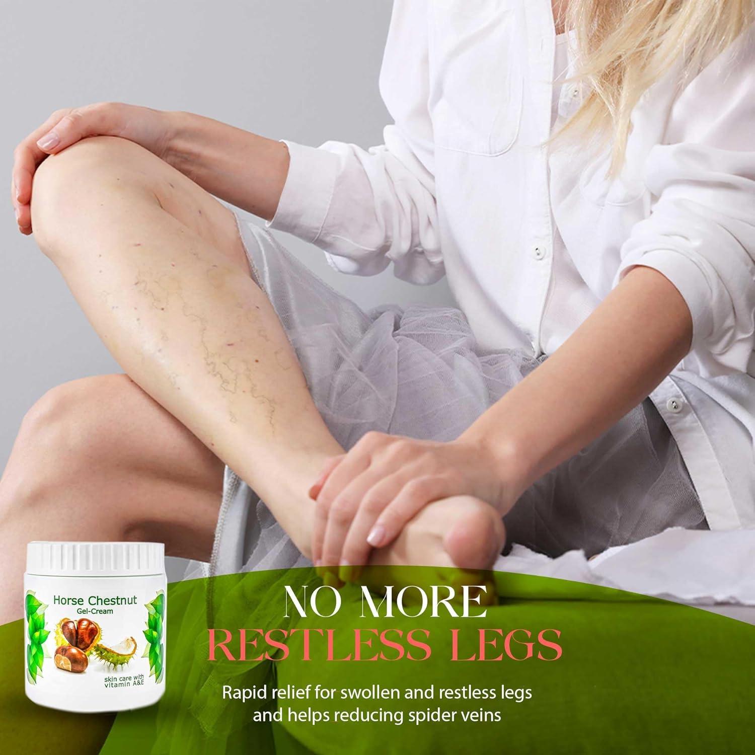 Varicose Veins Treatment For Legs 500 ml / 17 oz Horse Chestnut Gel ...