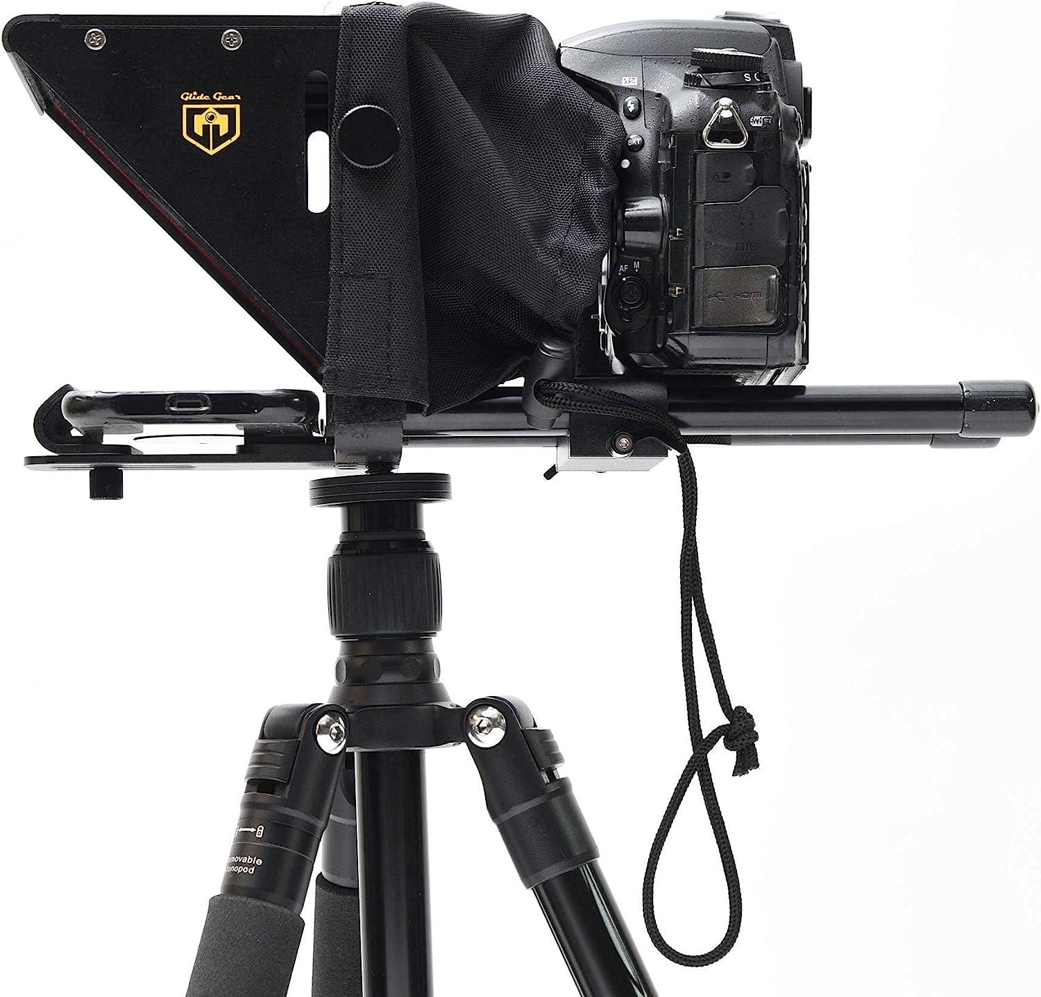 Glide Gear 3 in 1 TMP 75 Zoom Teleprompter | DSLR Video Prompter Mount ...