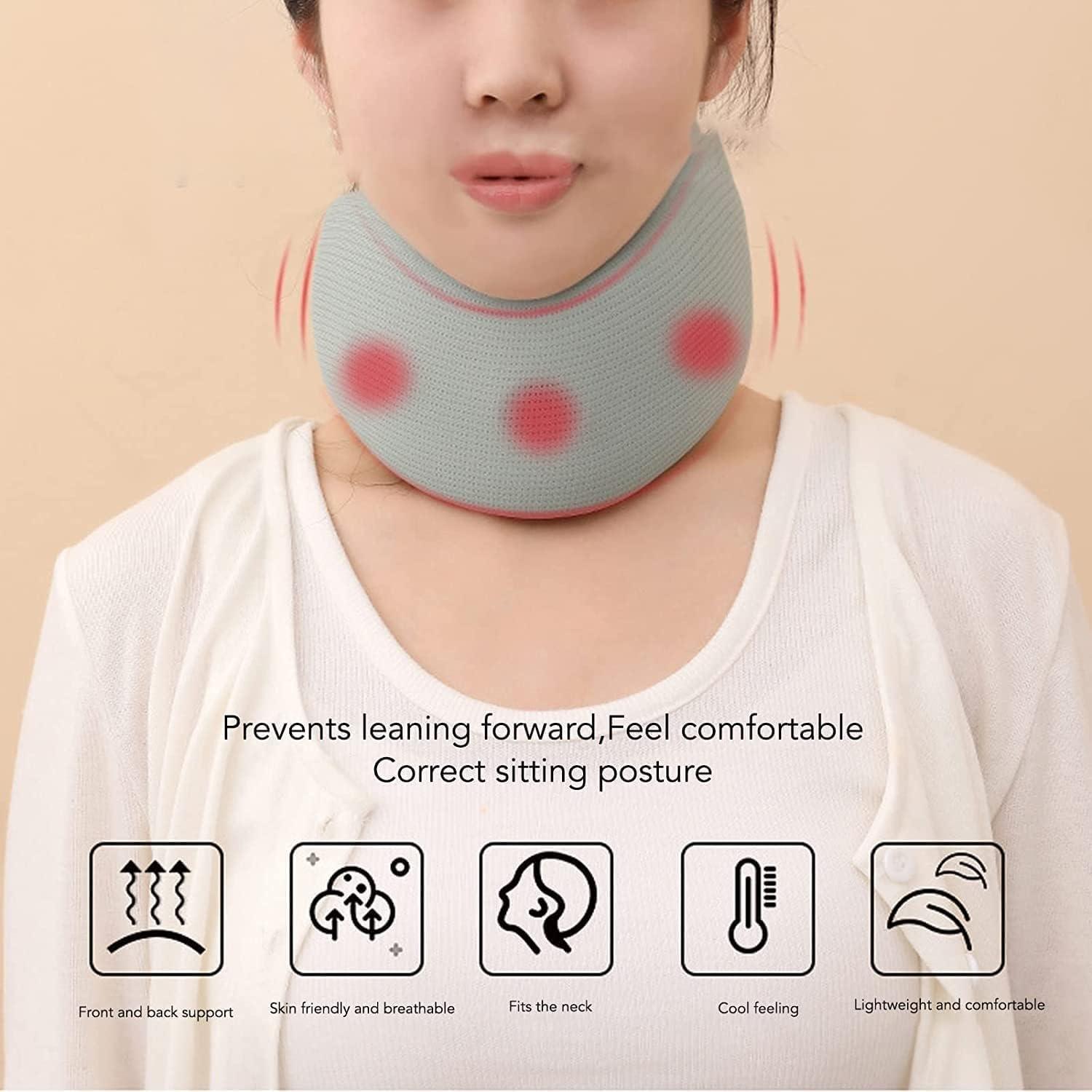 Jlasdr Neck Protection Brace - Cervical Traction Device for Cooling ...