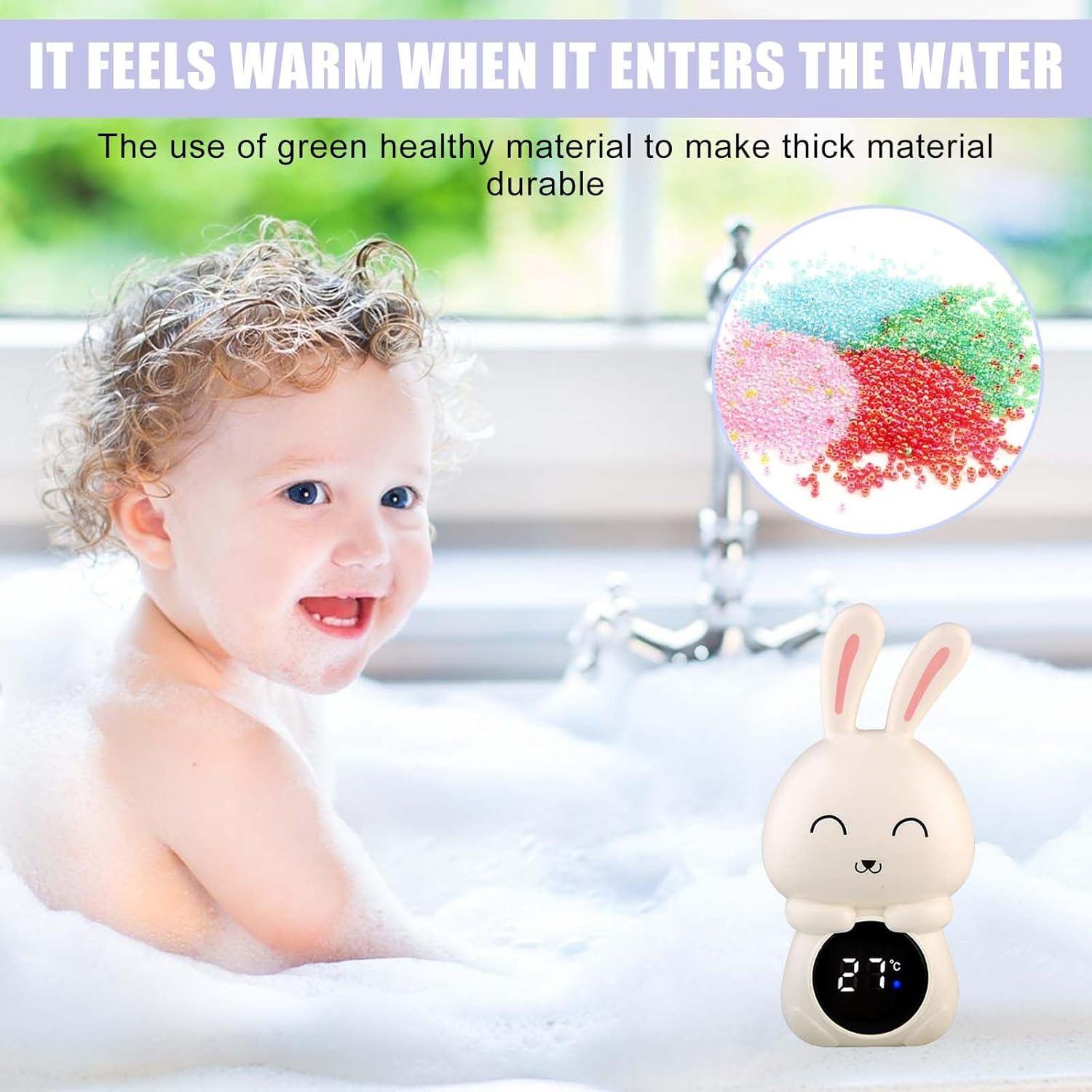 Buy Bathecover Baby Digital Bath Thermometer - Safe LED Touchscreen Water Temp Alert for Kids ...