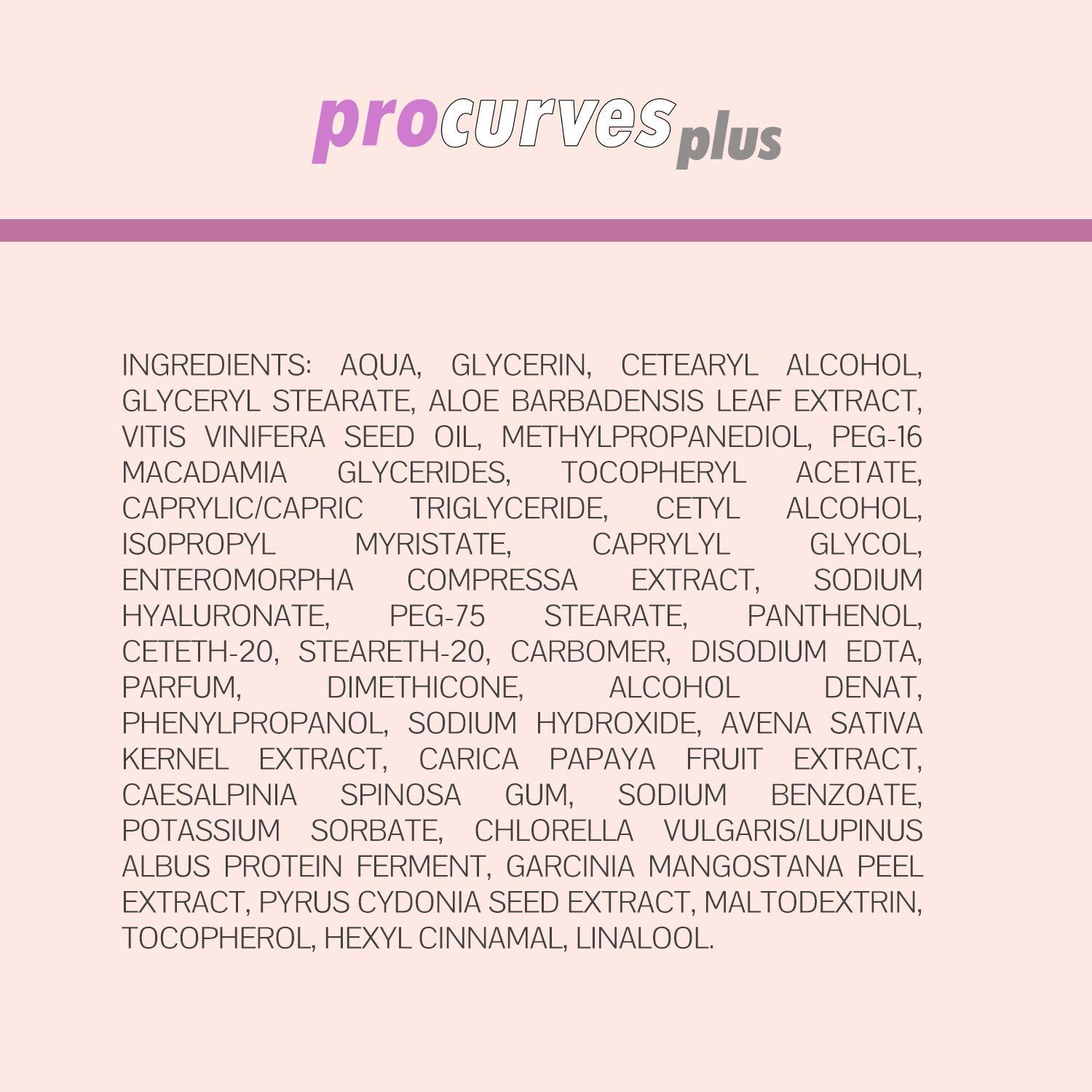 Buy 5 Procurves Cream - Natural Breast Enlargement Cream for Effective ...