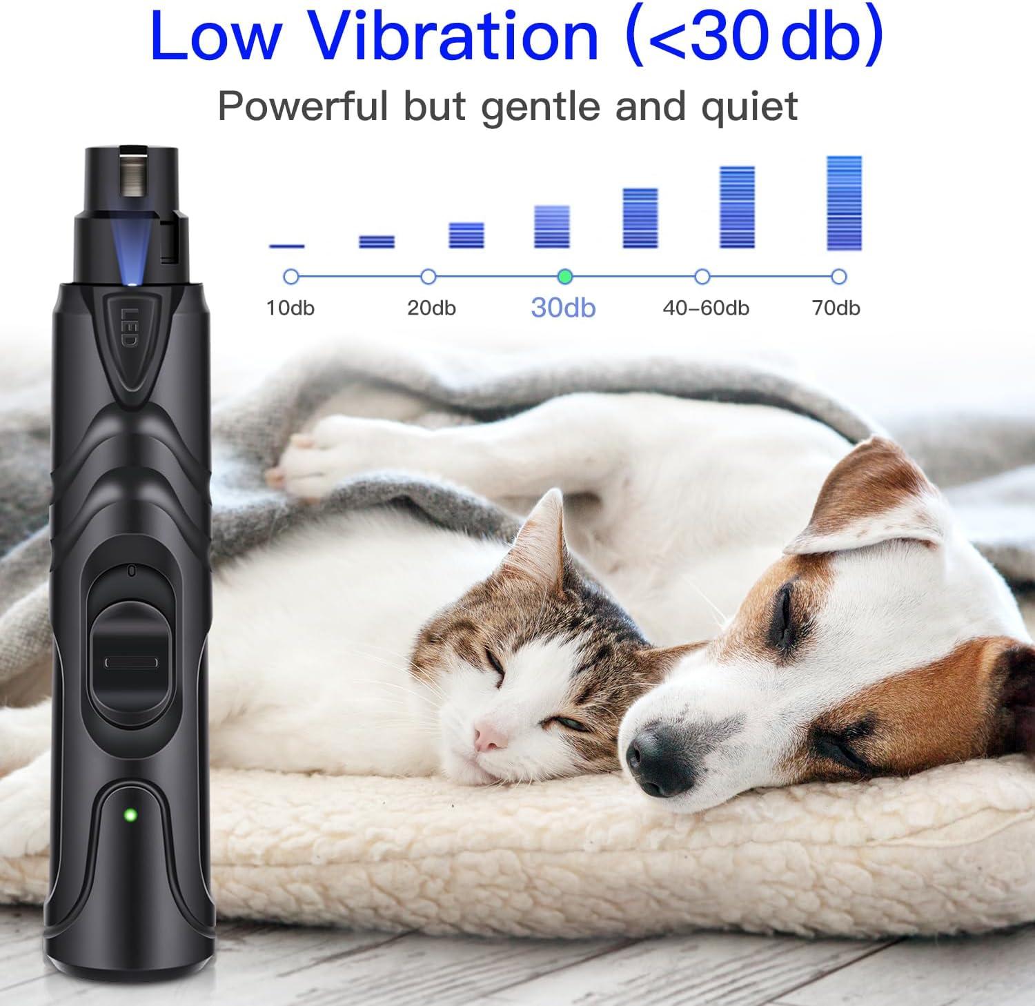 Bestyk's Claw Grinder for Dogs - LED Nail Grinder with 2 Speeds ...
