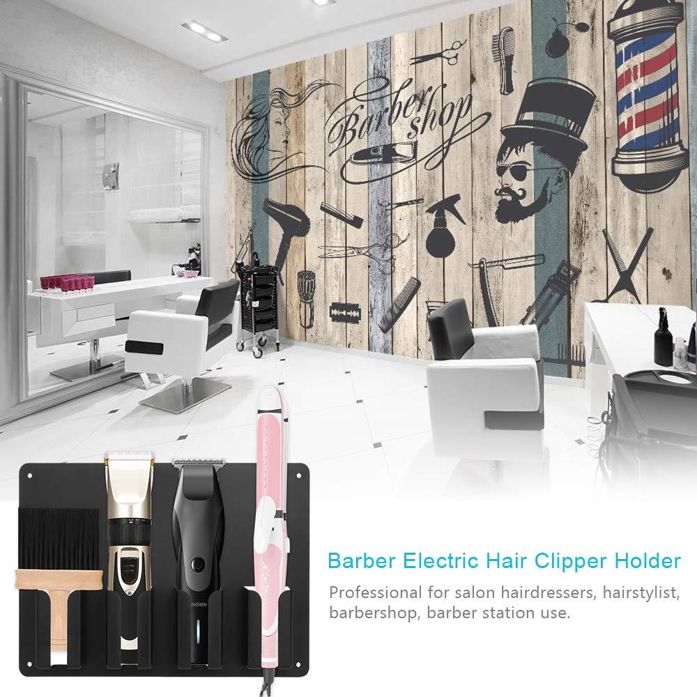 Zroven Barber Station: Electric Hair Clipper Holder & Salon Accessories ...