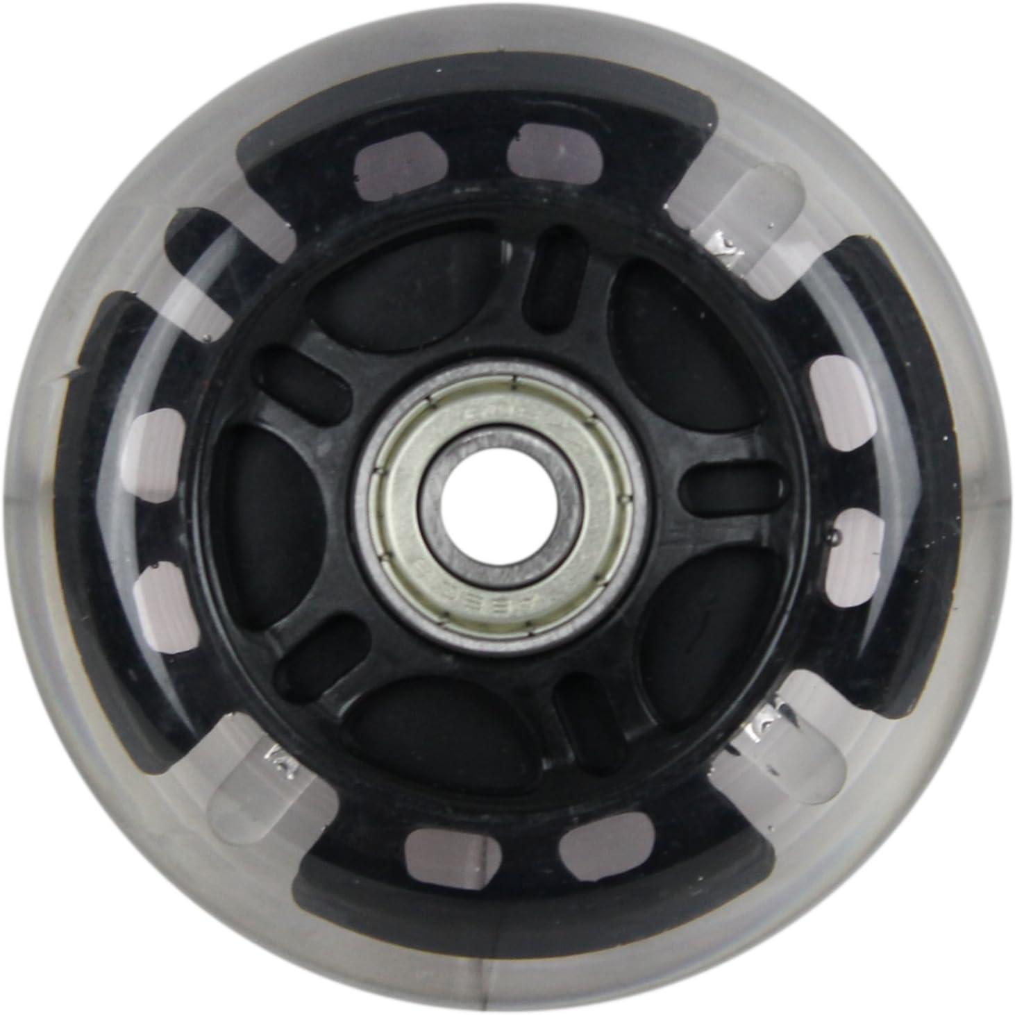 LED Inline Wheels 82a Roller Blade Ripstik Light Up 76mm - 8 Pack | Buy ...