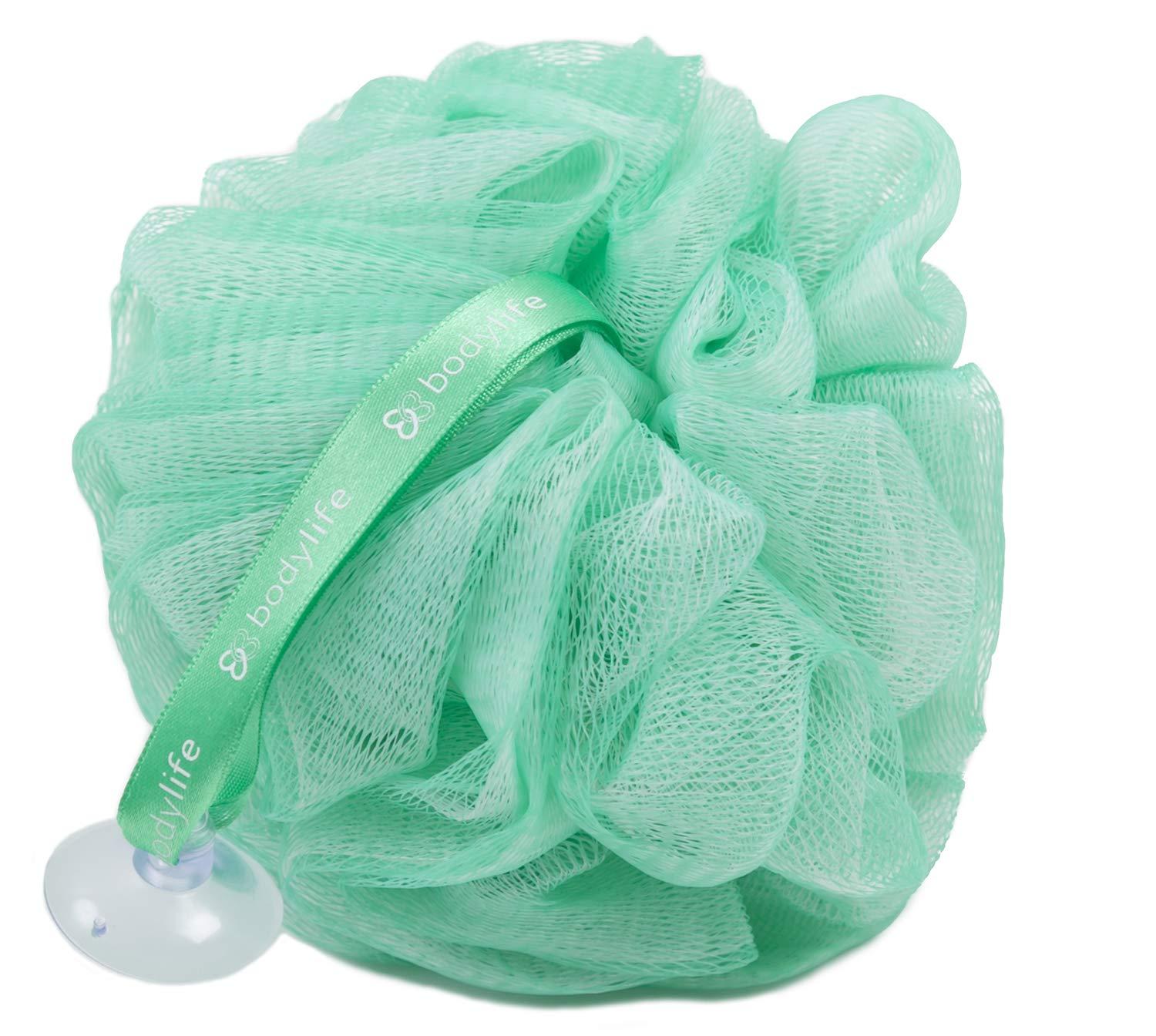 Bodylife Body Buffer Puff Exfoliating Bath & Shower Scrubber - Green ...