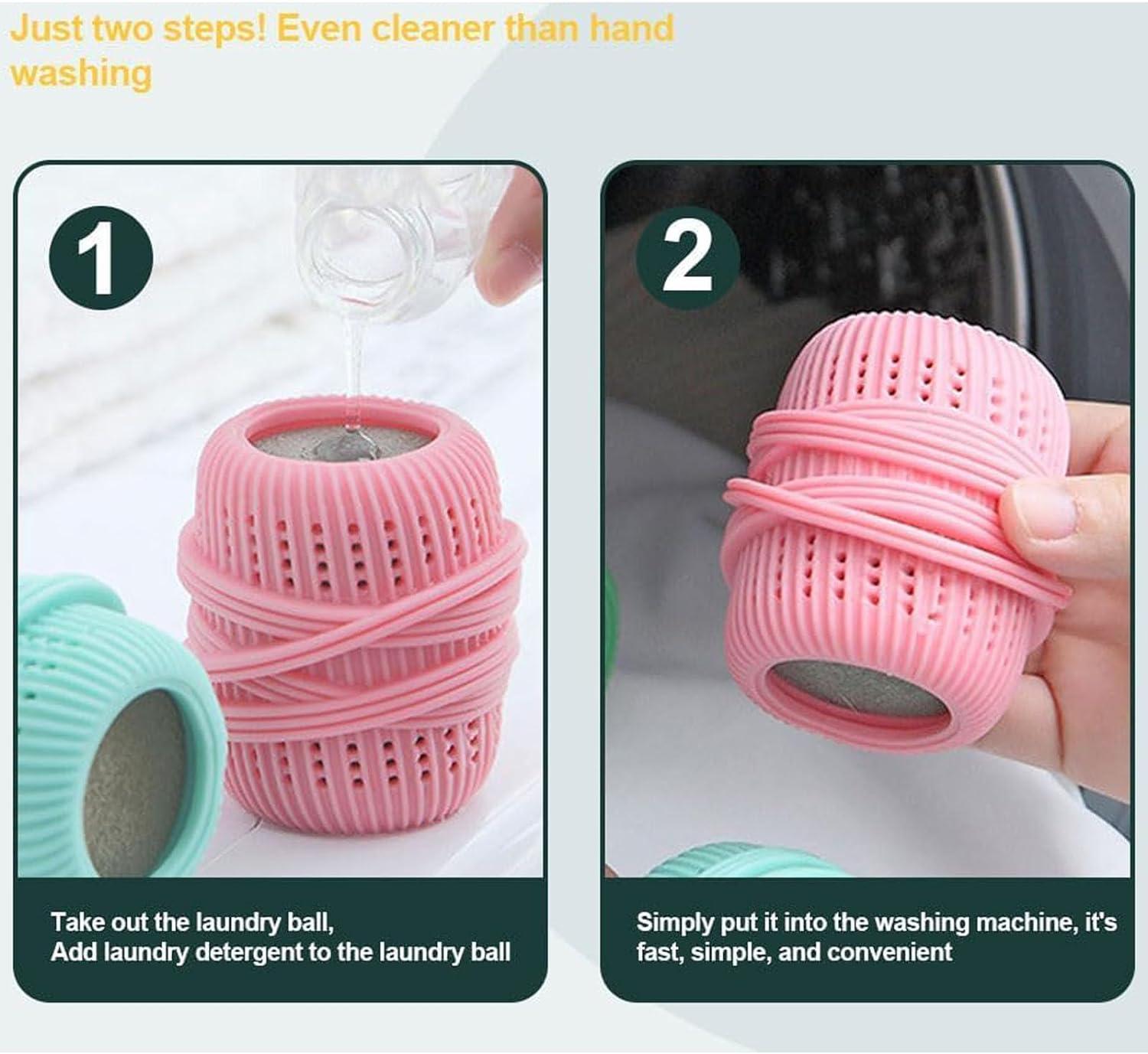 RICOKJRDE Washing Machine Laundry Ball Fabric Softener Dispenser Ball ...
