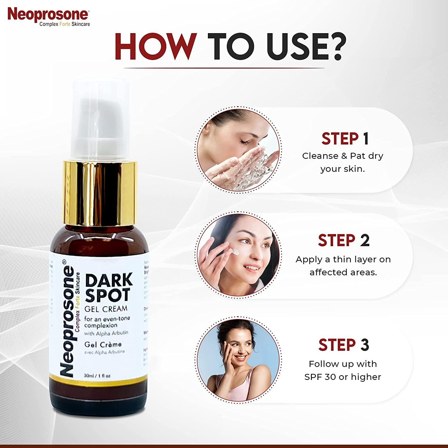 Neoprosone Dark Spot Remover 1 Fl oz - Hyperpigmentation Cream for Face ...