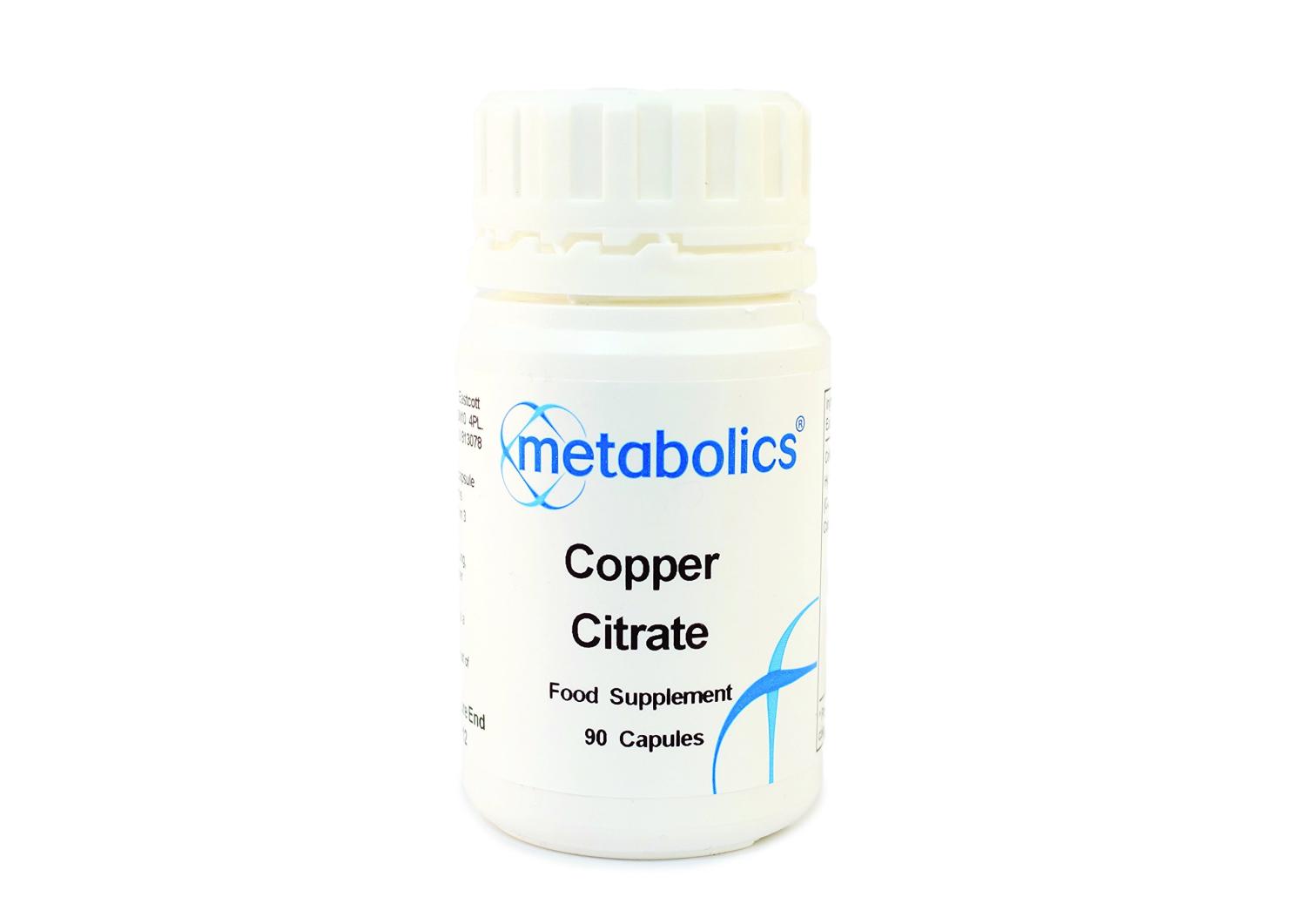 Copper Citrate Pot of 90 Capsules | Buy Now with Express International ...