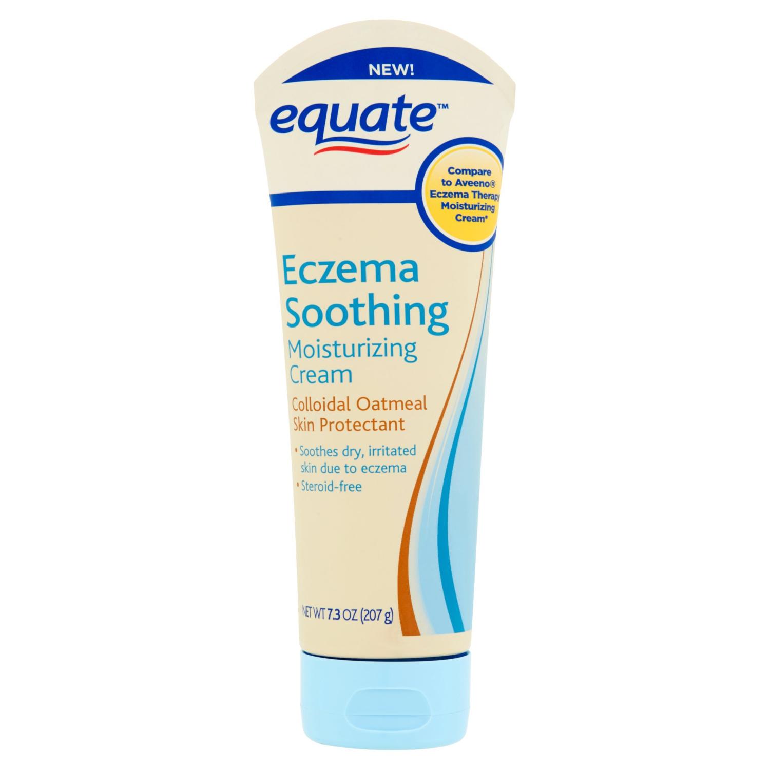 Equate Eczema Soothing Moisturizing Cream with Colloidal Oatmeal 7.3 oz ...