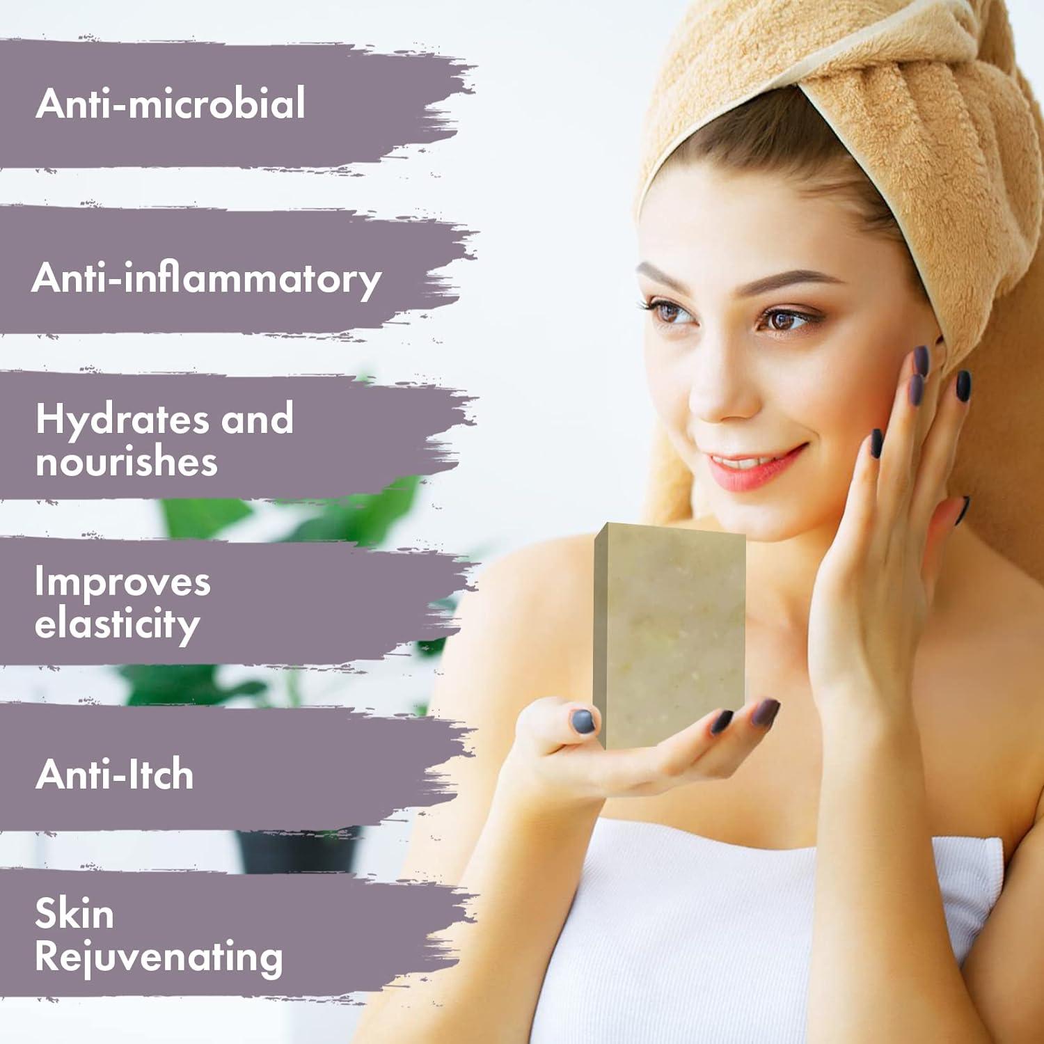 Eczema Soap Bar for Face and Body - All Natural Dermatitis & Psoriasis ...