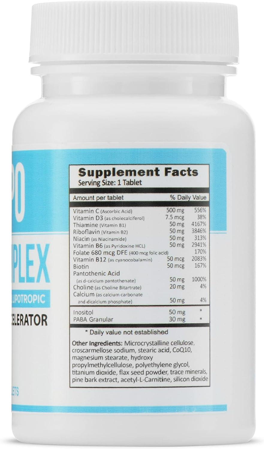 Lipo B-Complex Lipo BC (60 Tablets) by Legere Pharmaceuticals - Natural ...