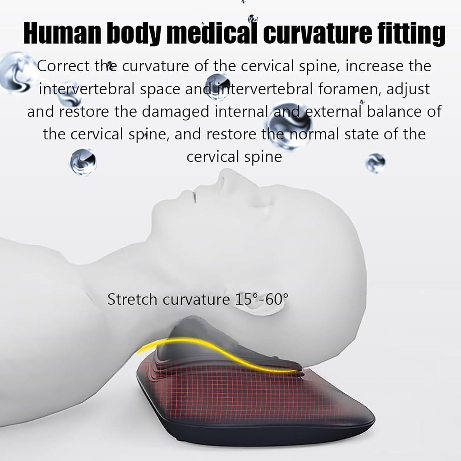 Mobyat Cervical Traction Instrument - LCD Touchscreen Neck Traction ...