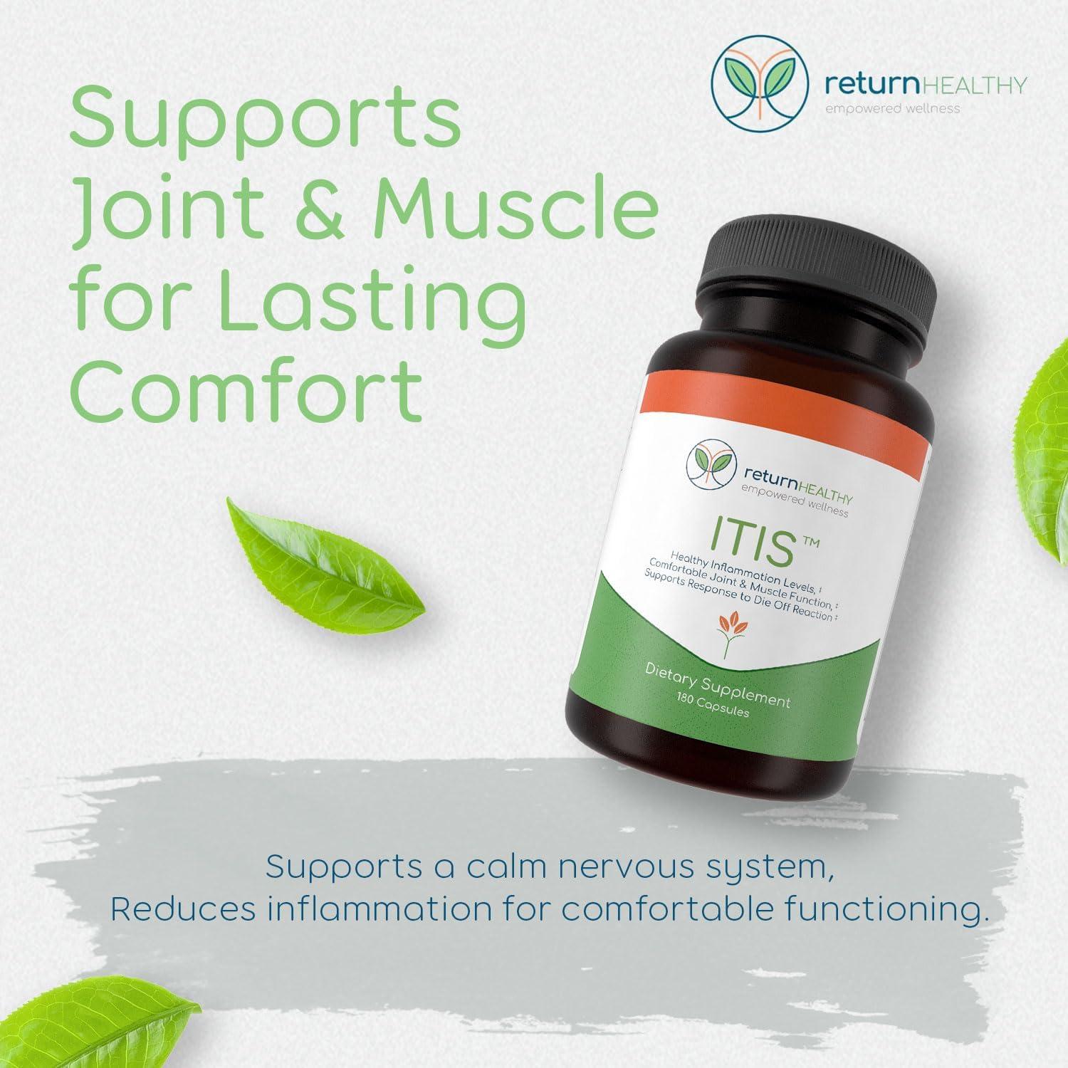 ITIS Natural Inflammation and Joint Pain Support - 180 Capsules ...