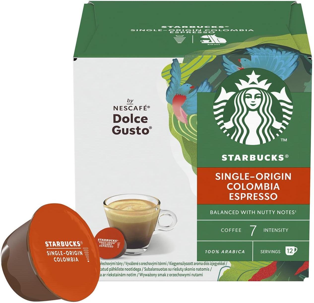 Nescafe Dolce Gusto Starbucks Colombia Espresso x 3 Boxes (36 Capsules ...