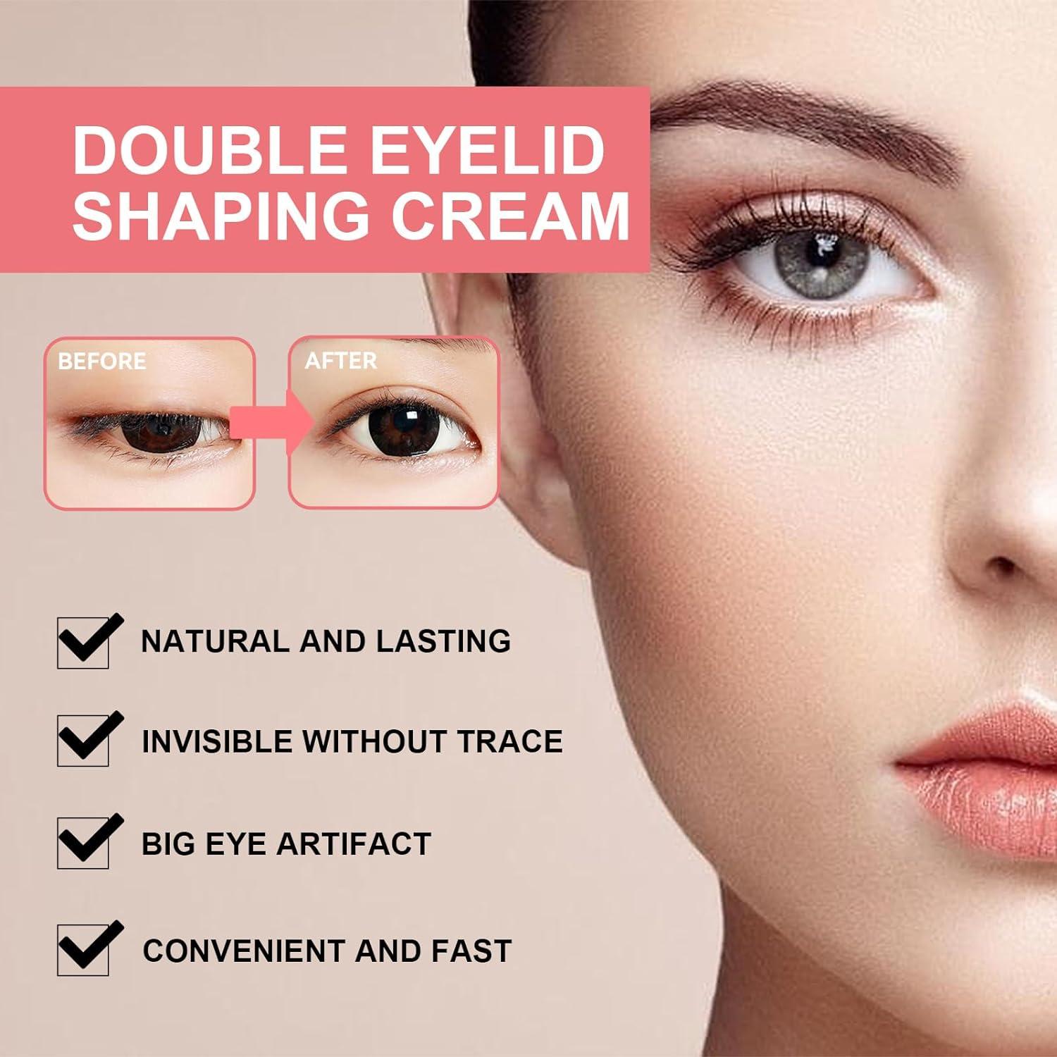 Double Eyelid Styling Cream - Waterproof Shaping & Modeling for Long ...