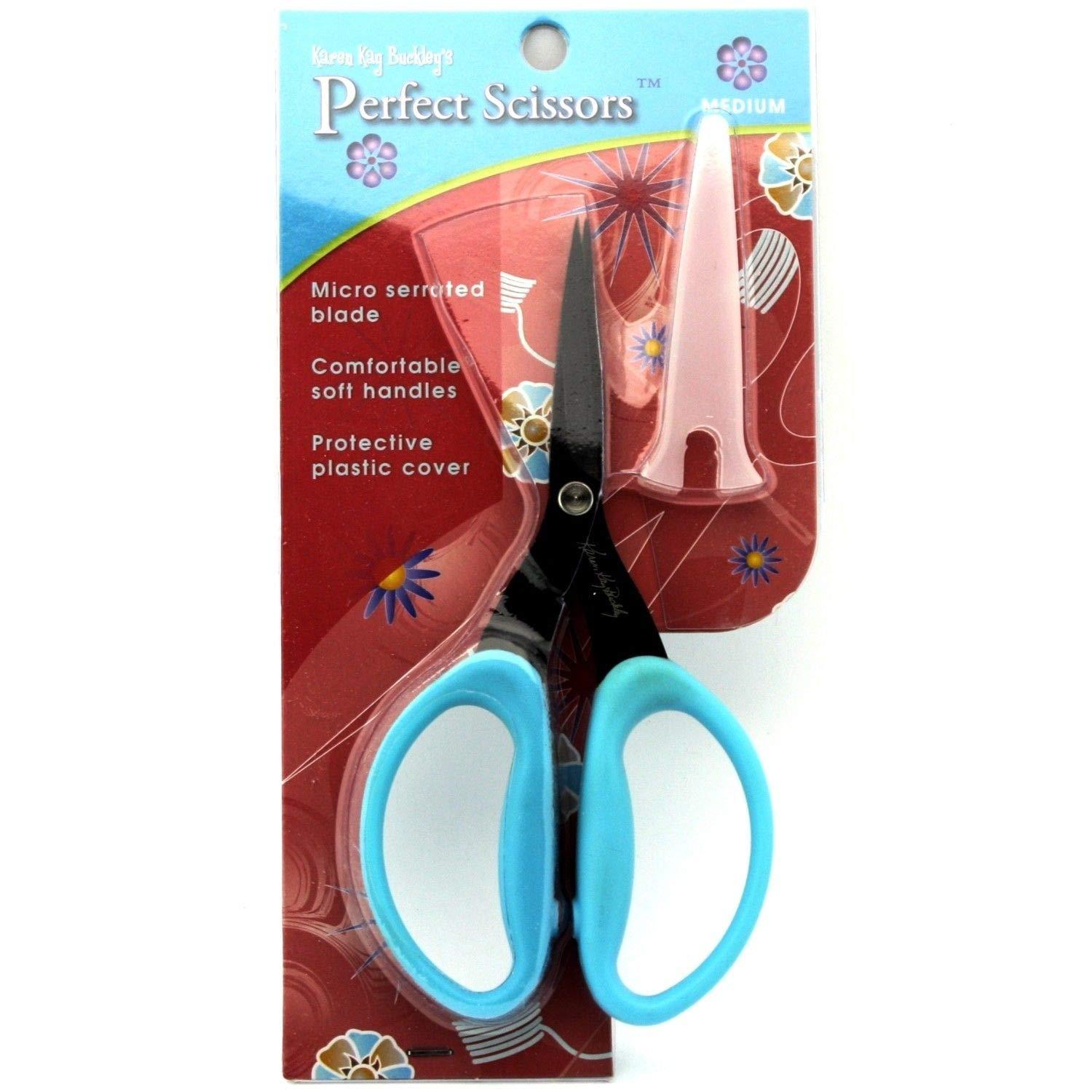 Karen Kay Buckley's Perfect Scissors Medium 6-Inch Mirco Serrated ...