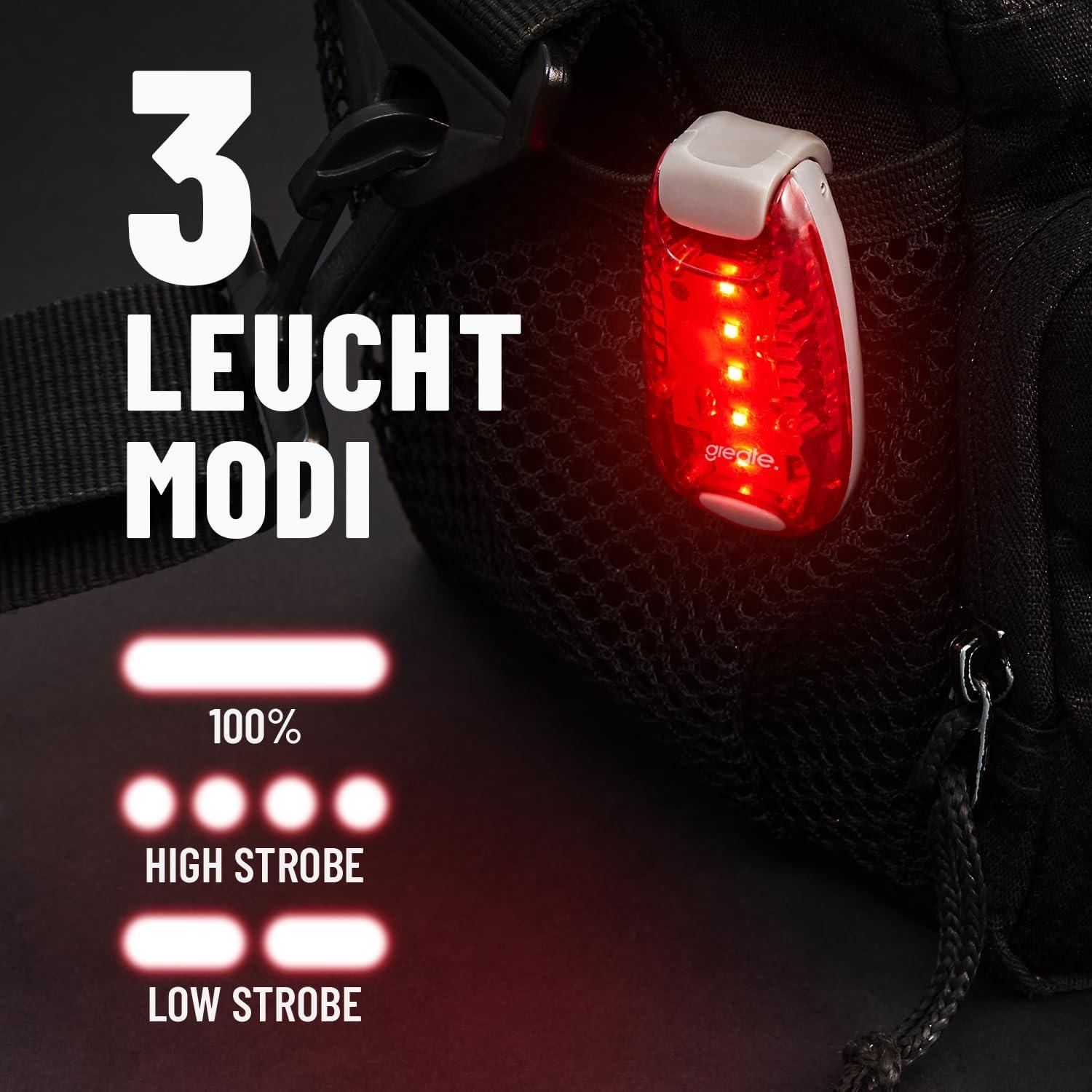 Great LED Flashing Light School Satchel - Safety Light Clips for Bags ...