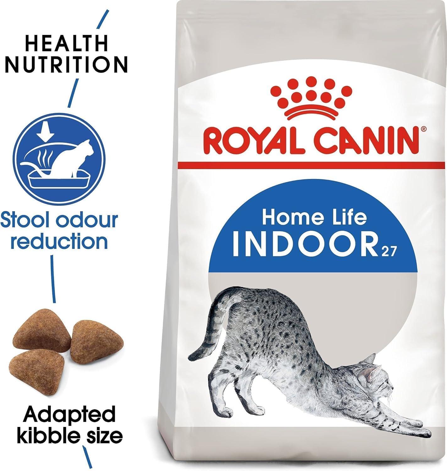 ROYAL CANIN 4kg Indoor 27 Cat Food | Buy Now with Express International Delivery | GoSupps.com
