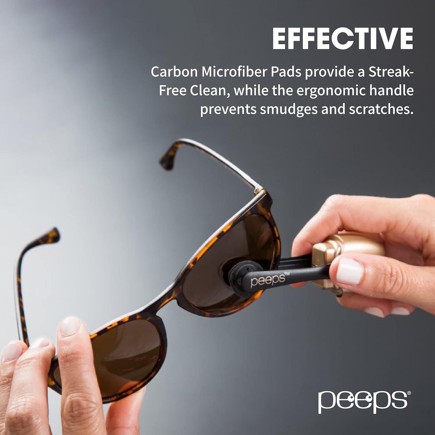 Carbon Klean Peeps Eyeglass Lens Cleaner - NASA's Choice for 500 Uses ...