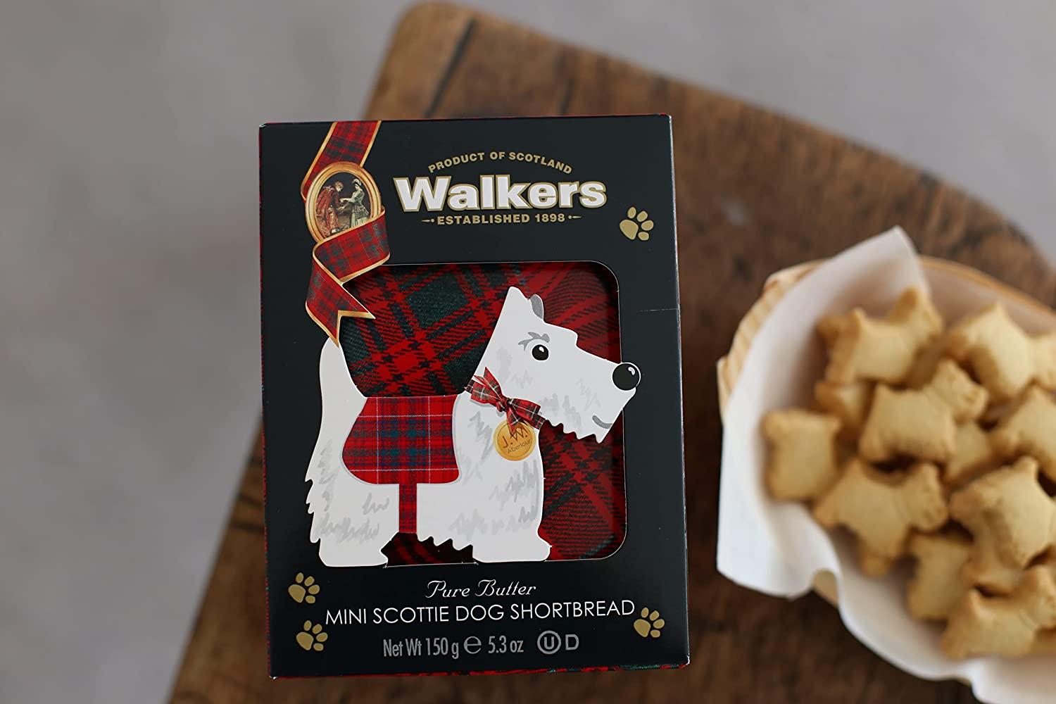 Walker's Shortbread Mini Scottie Dog Shaped Cookies - 5.3 Oz Box | Pure ...