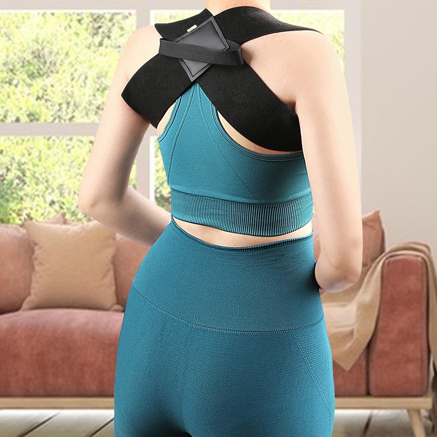 Upper Back Posture Corrector | Adjustable Back Straightener Brace ...