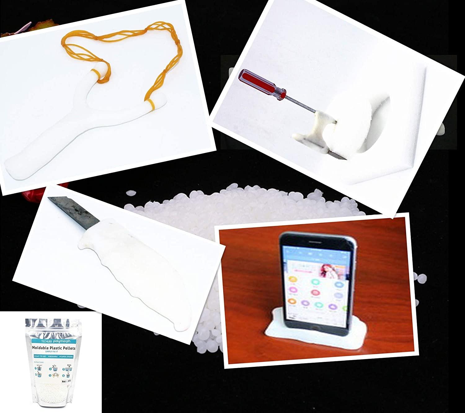 Moldable Plastic Thermoplastic Beads 8oz: Shape, Melt, and Create with ...