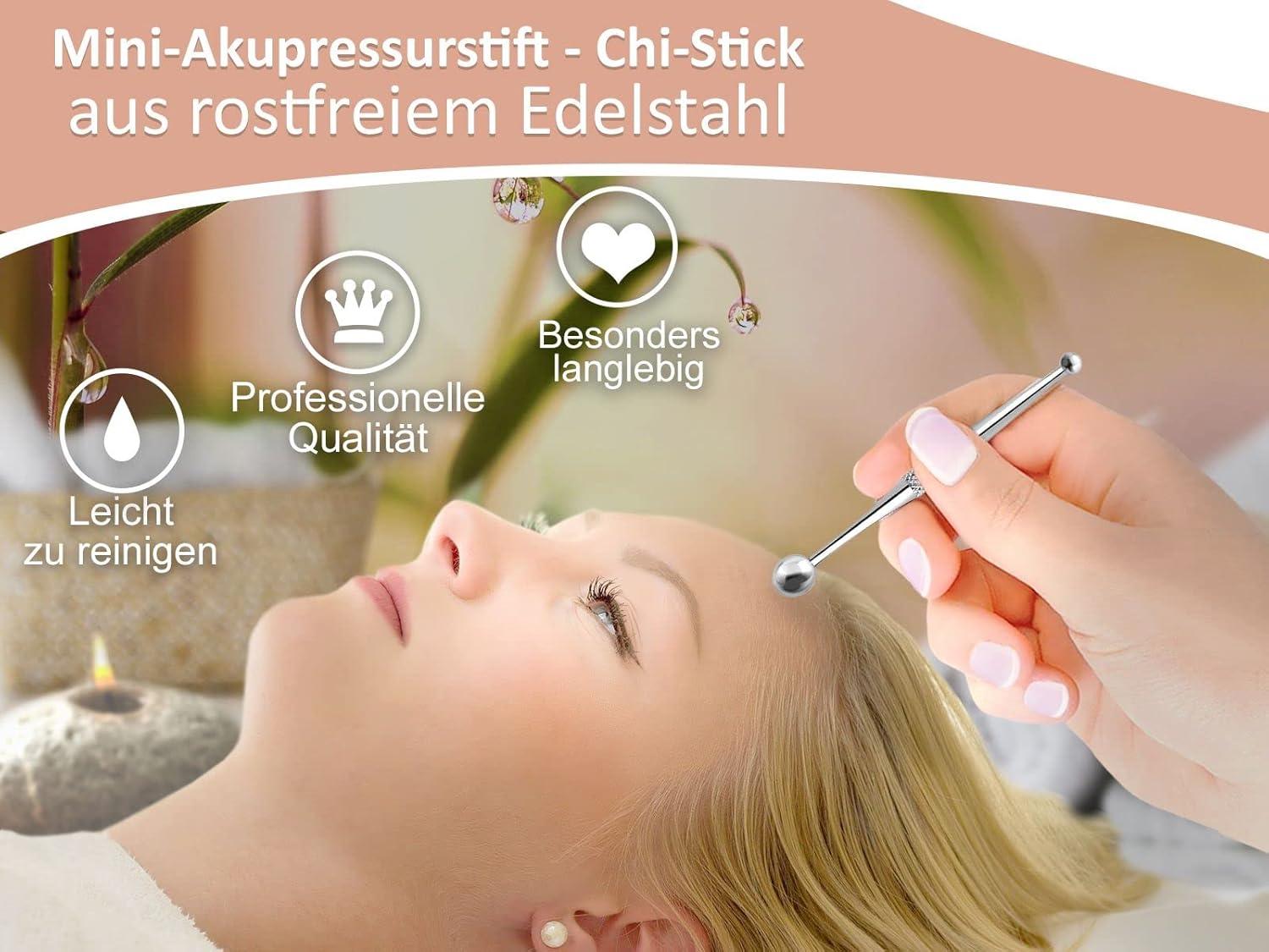 Mini Acupressure Pen - 5/8 mm Scar Stick Acupuncture & Shiatsu Massage ...