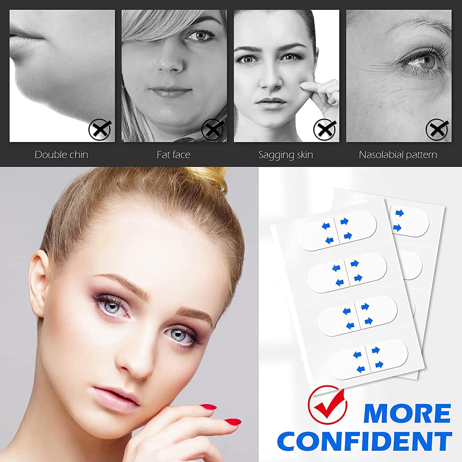 40PCS Face Lift Tape & Wrinkle Lifting Patches for V-Line Face ...