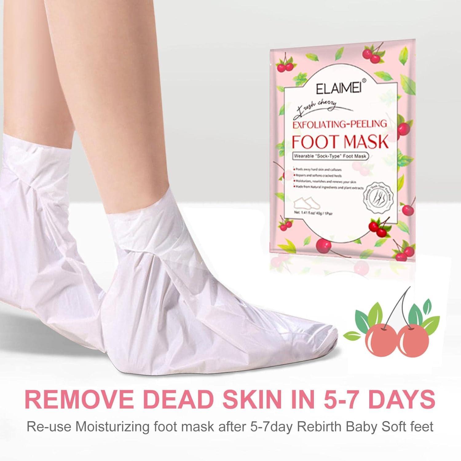 Effective Foot Peel Mask Socks - Remove Callus & Dead Skin - 2 Pairs ...