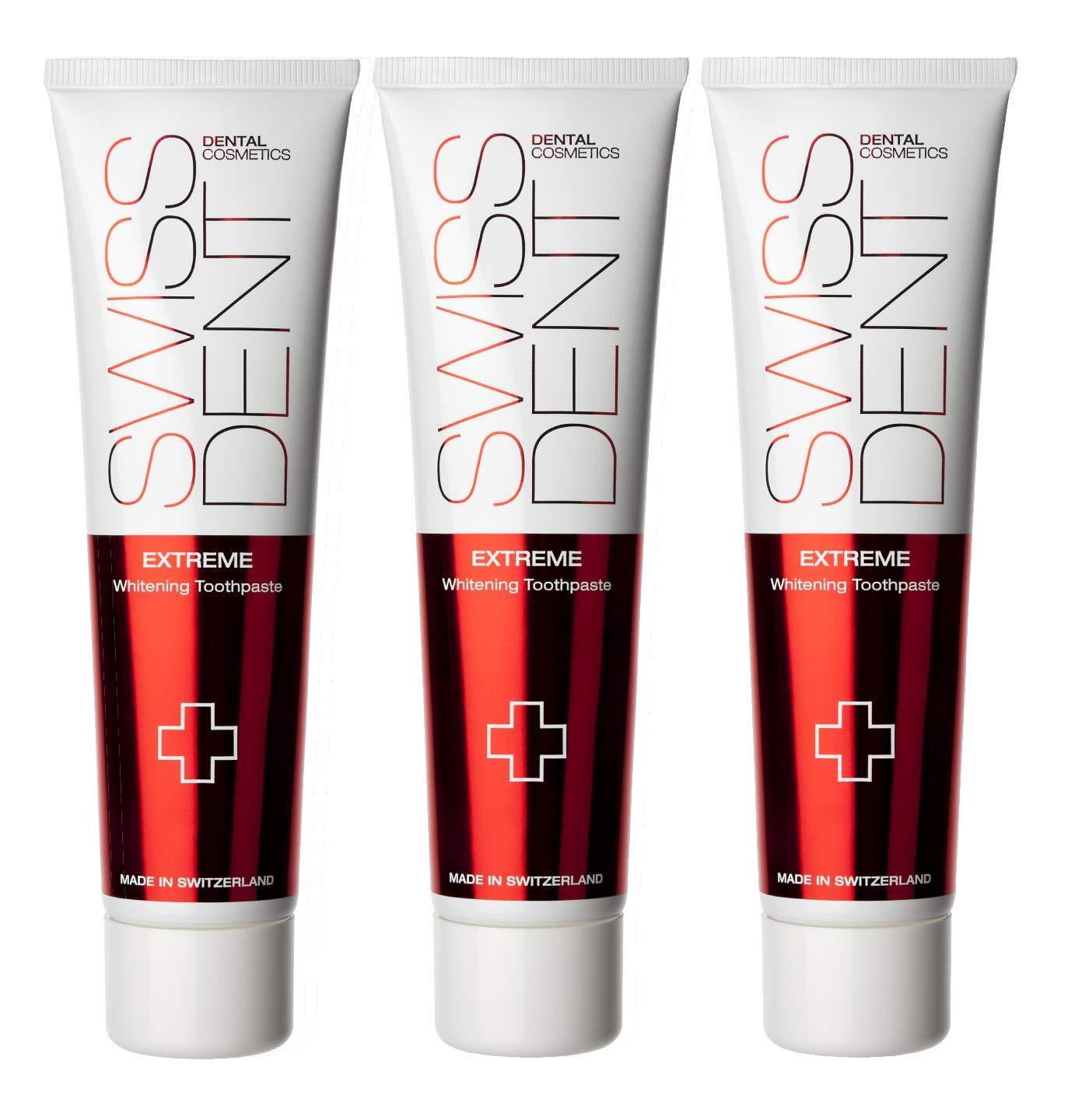 Buy 3x Swissdent Extreme Toothpaste 100ml | Premium Whitening & Dental ...