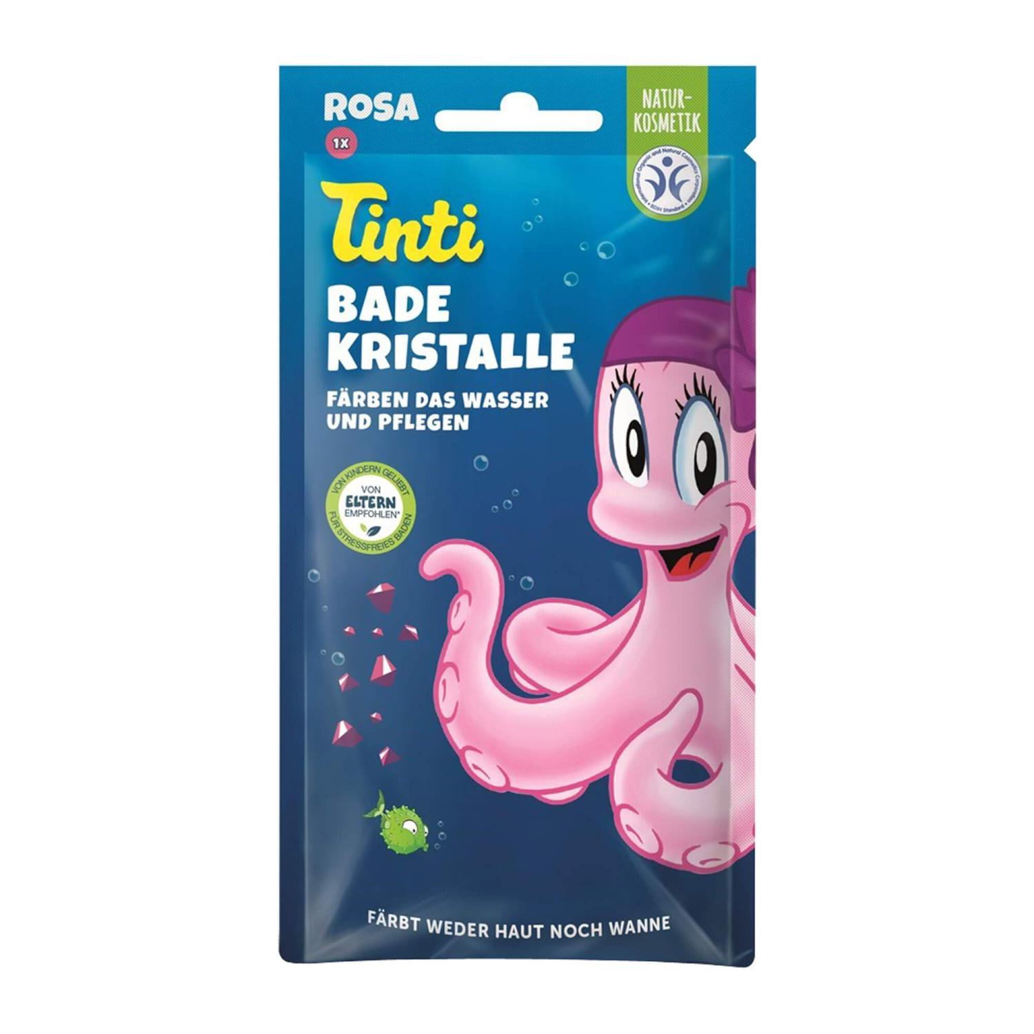 Tinti Bathing Crystals Pink 60g - Fun & Colorful Bath Experience for ...